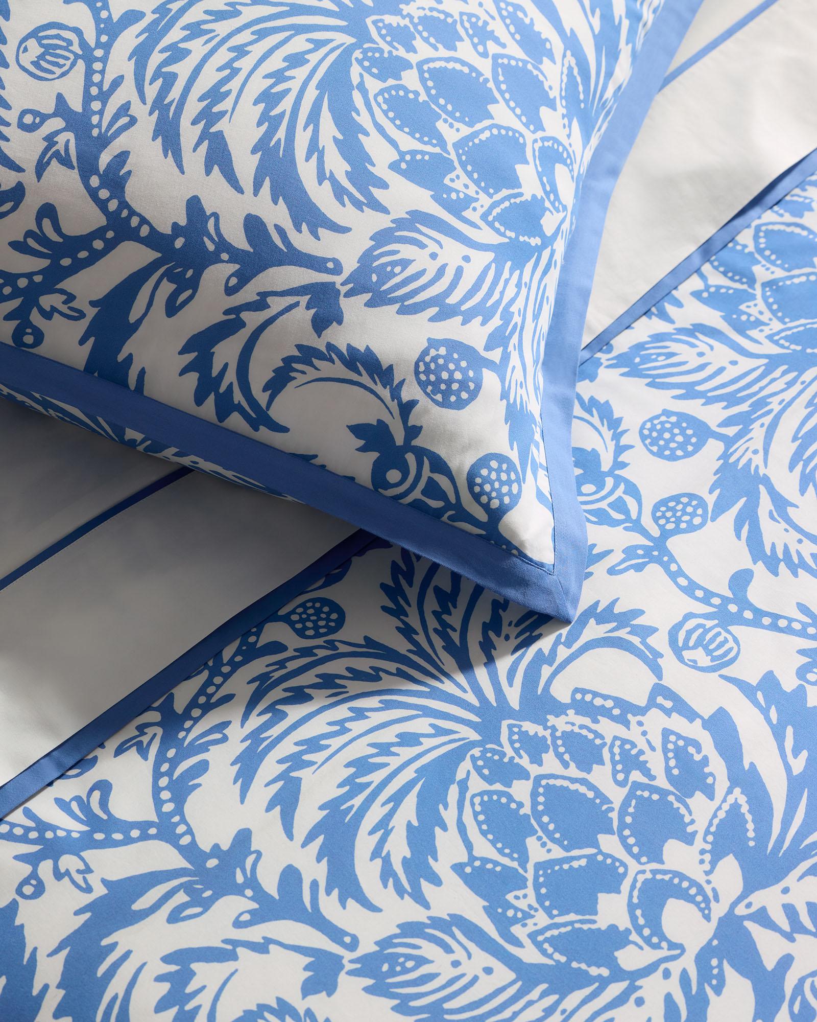 Bedding-Bundle-French-Blue-Artichoke-Sicily-Duvet-Shams-Beach-Club ...