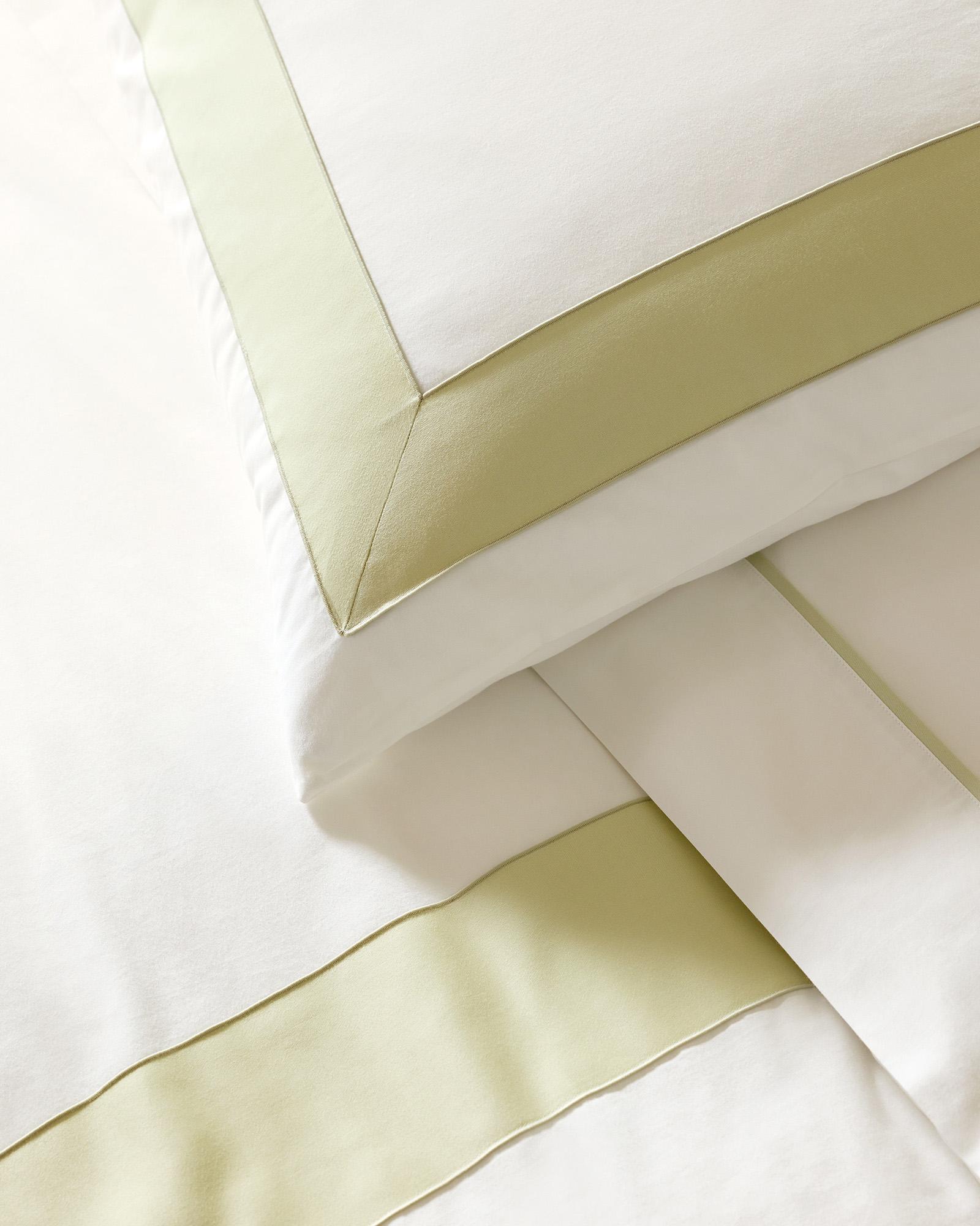 Bedding-Bundle-Pistachio-Green-Percale-Beach-Club-Border-Duvet-Shams ...