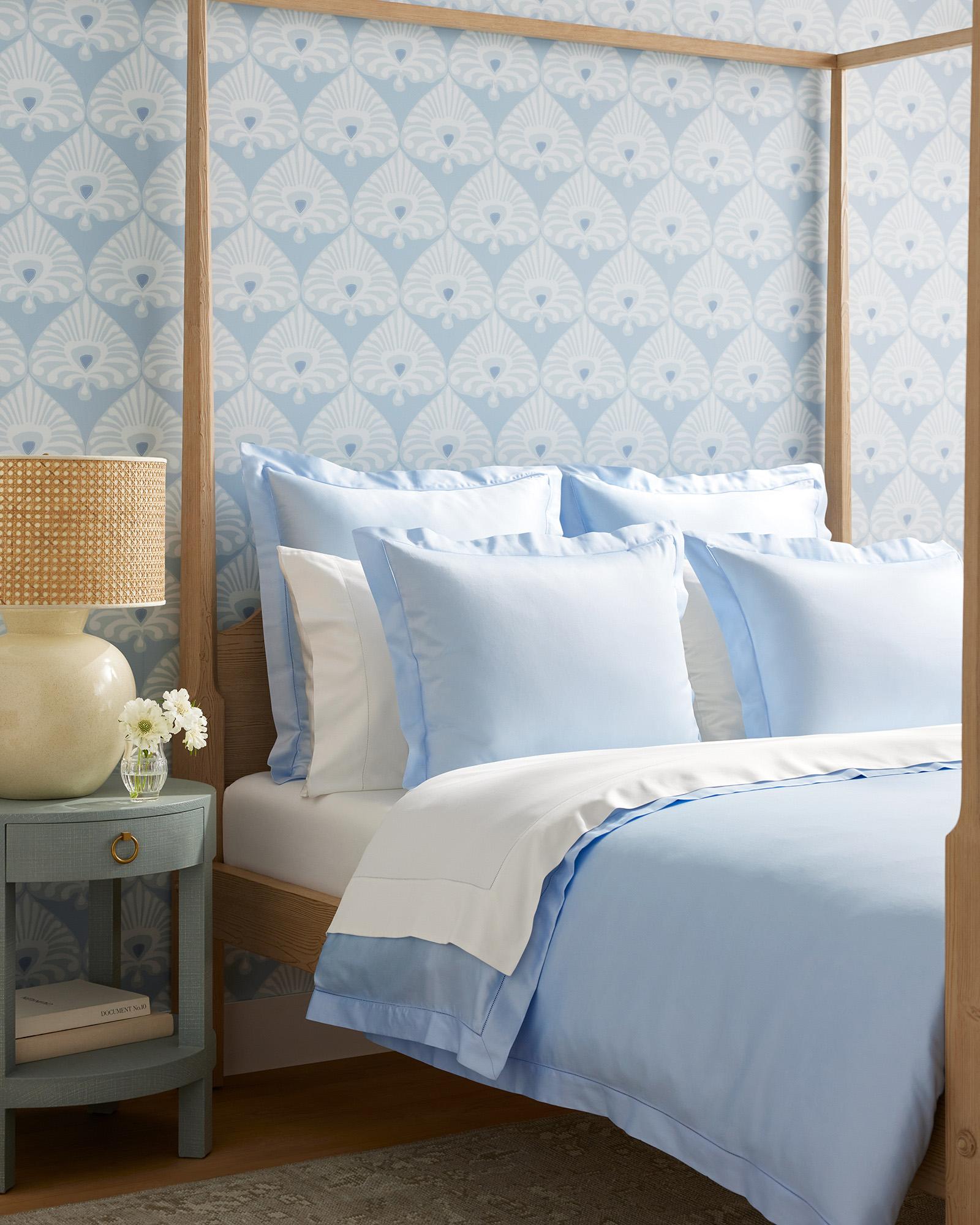 Sutton Sateen Duvet Cover | Serena and Lily