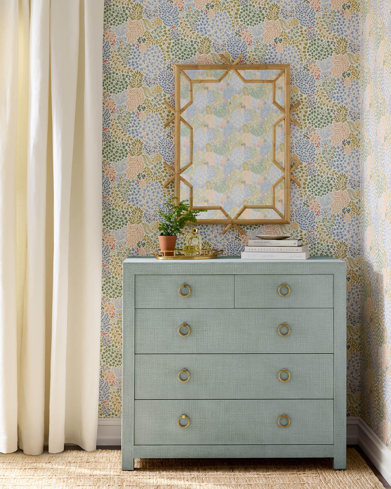 Bedroom-Neutral-Dresser-Driftway-Multi-Color-Floral-Wisley-Wallpaper ...