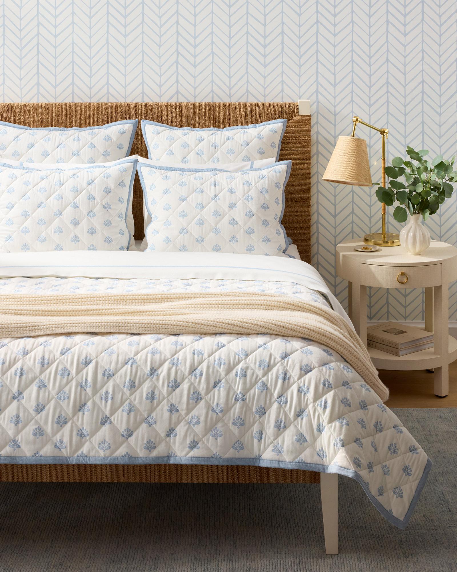 Bedroom-White-Coastal-Blue-Flannel-Quilt-Shams-Plume-Hughes-Natural ...