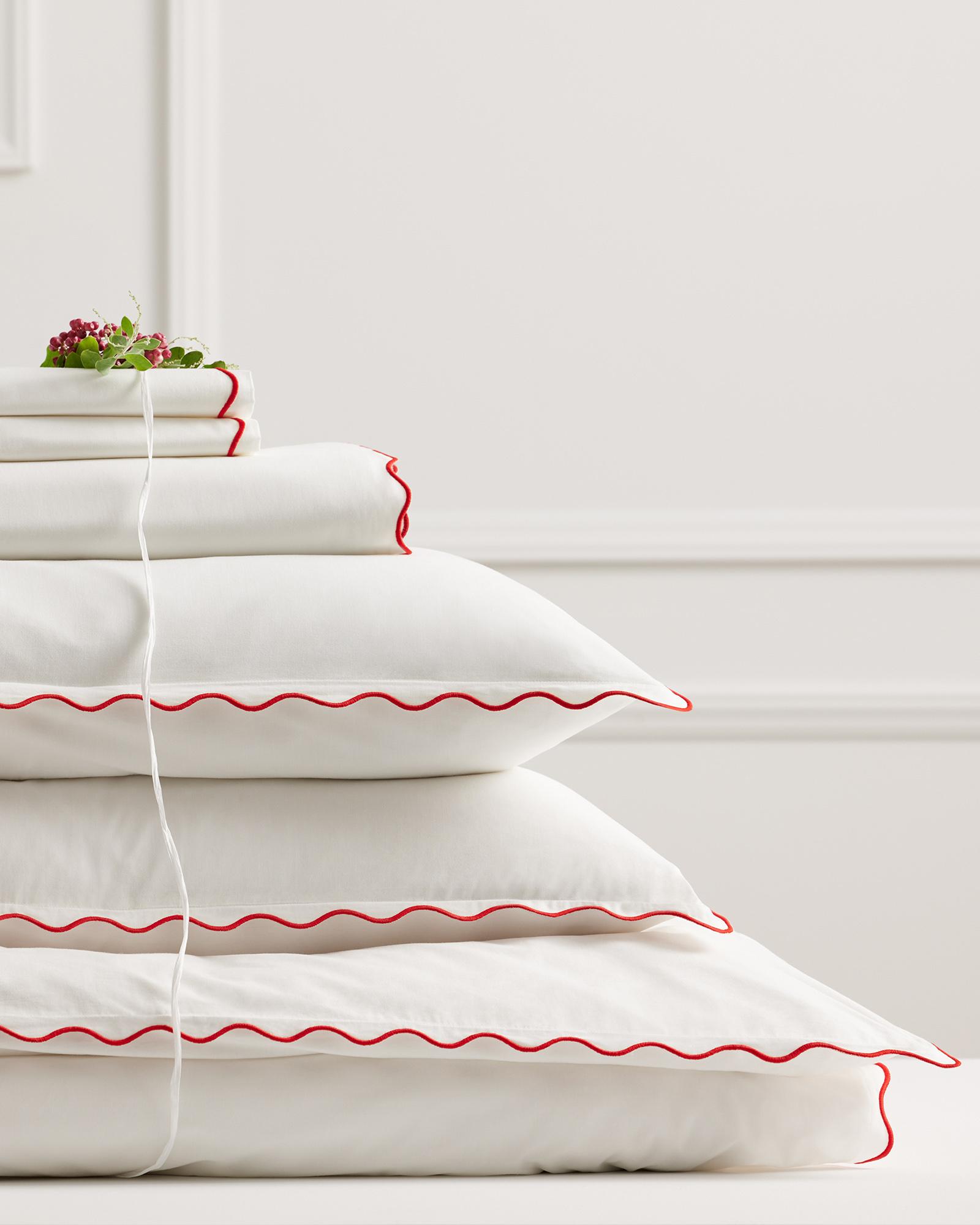 Wave Percale Bedding Set