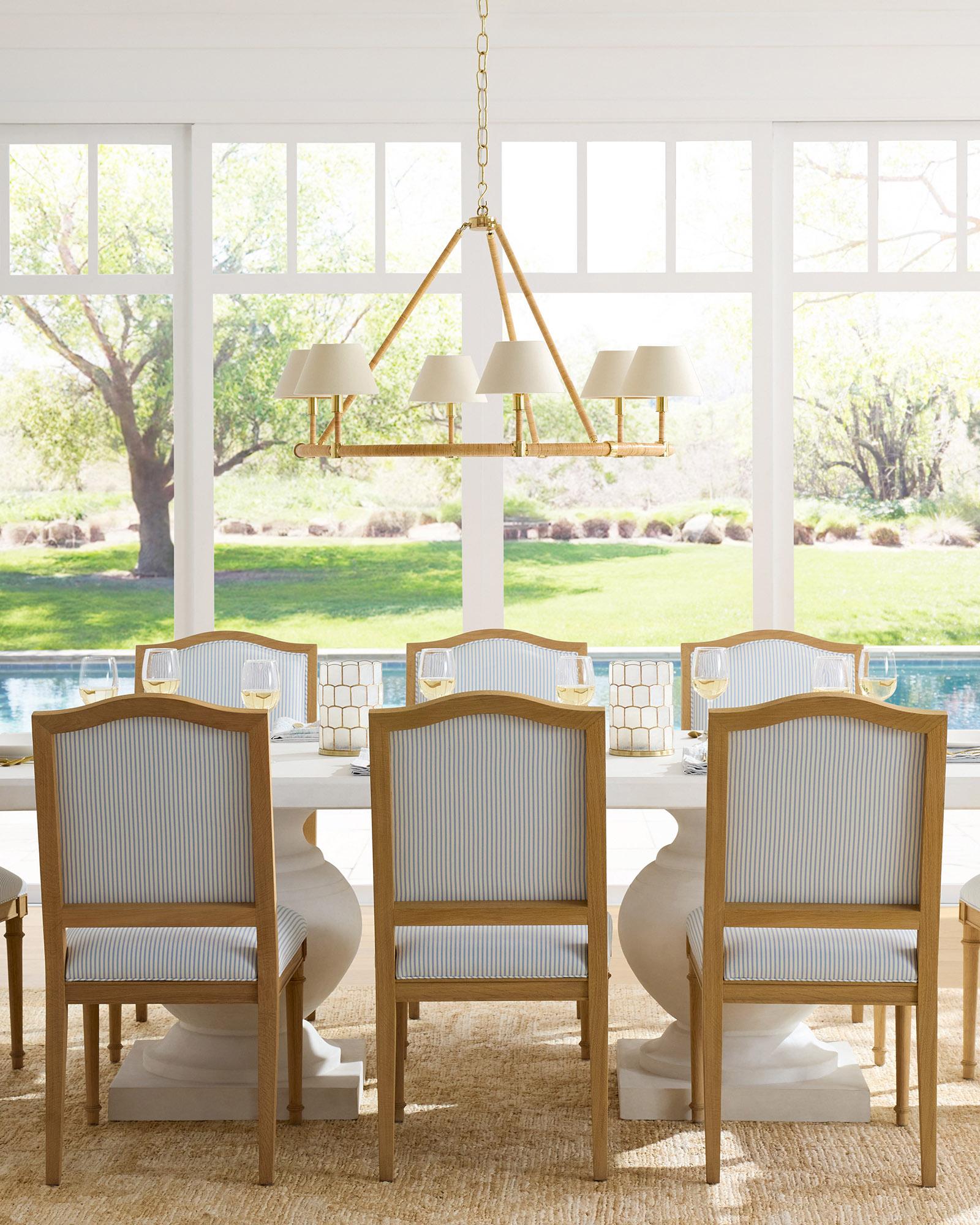 Dining-Room-Coastal-Blue-Pinstripe-Chairs-Caledonia-Stone-Terrace-Table ...
