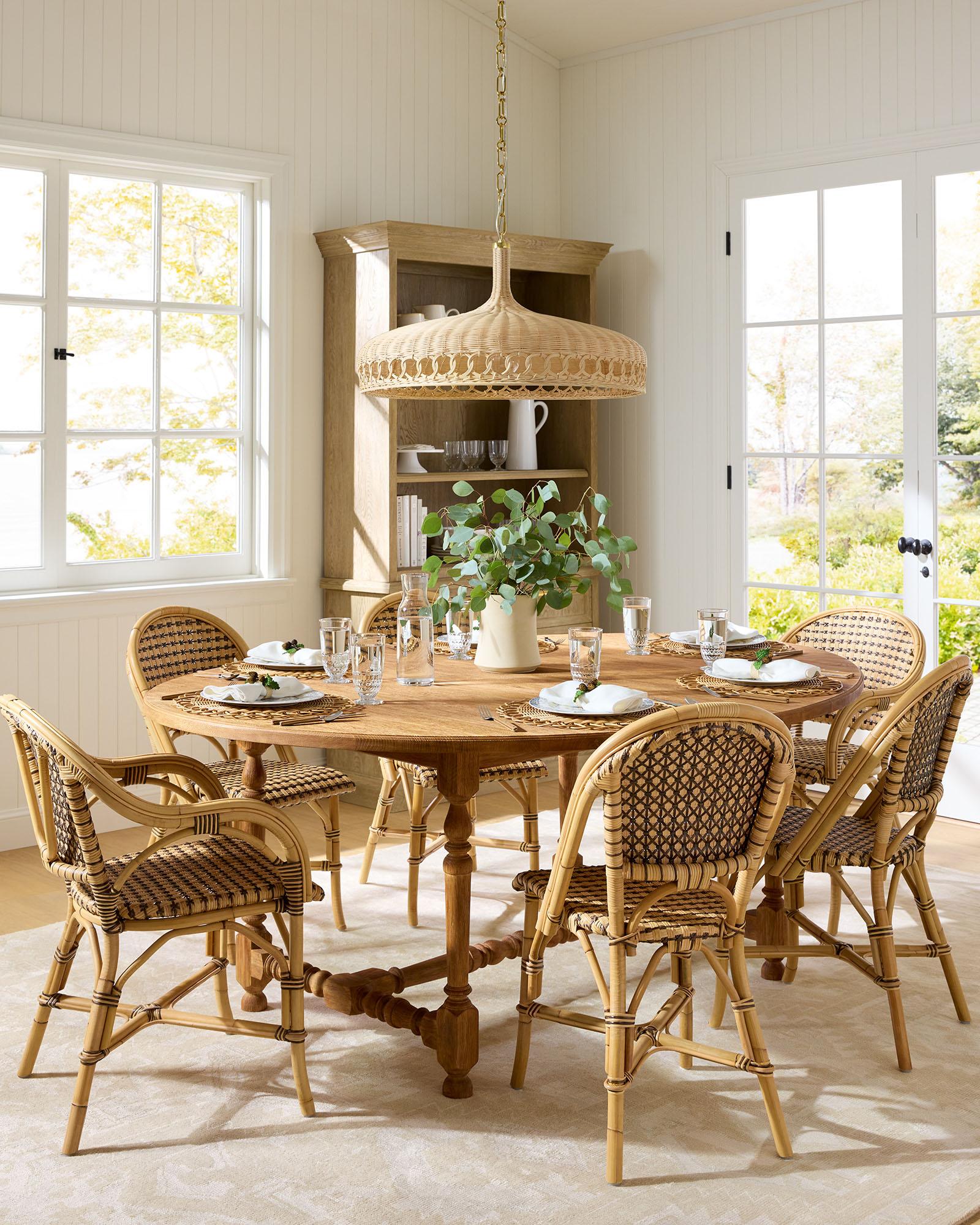 Dining-Room-European-Oak-Table-Cobble-Hill-Rattan-Riviera-Etoile-Chairs-brand-x9074_CV1