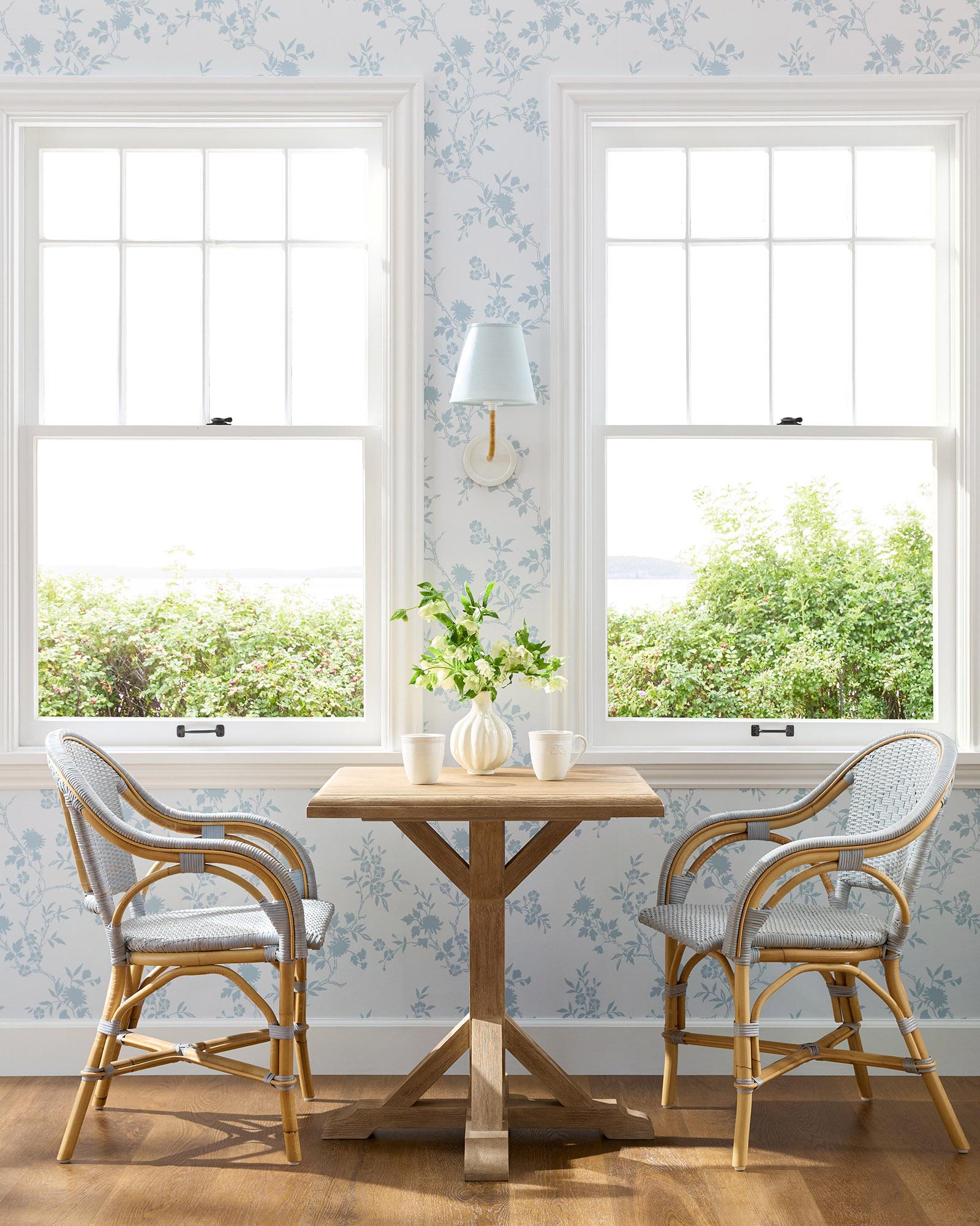 Dining-Room-Natural-European-Oak-Bistro-Table-Lake-House-Square-Blue ...