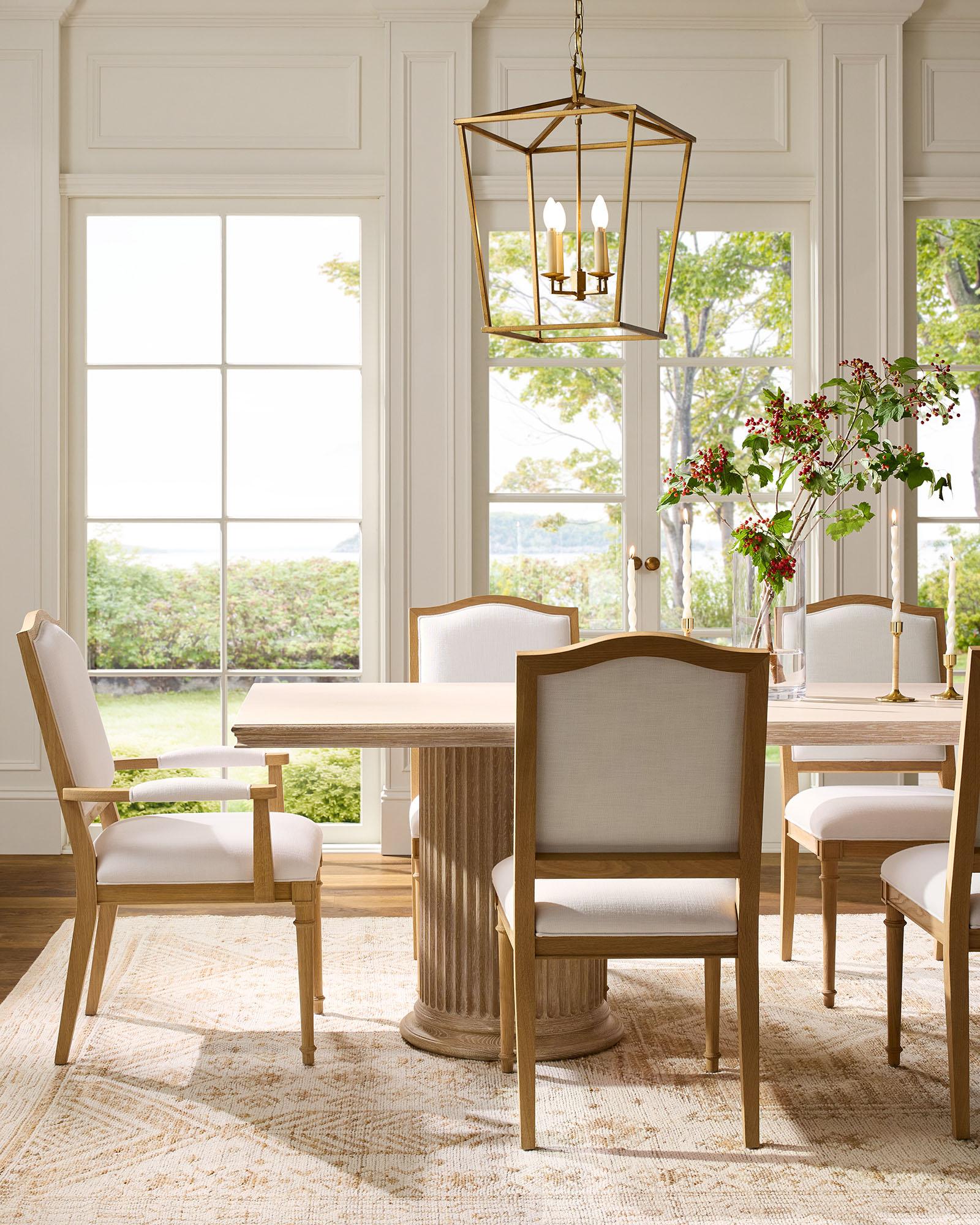 Dining-Room-White-Washed-Pedestal-Table-Collins-Caledonia-Chairs-brand ...