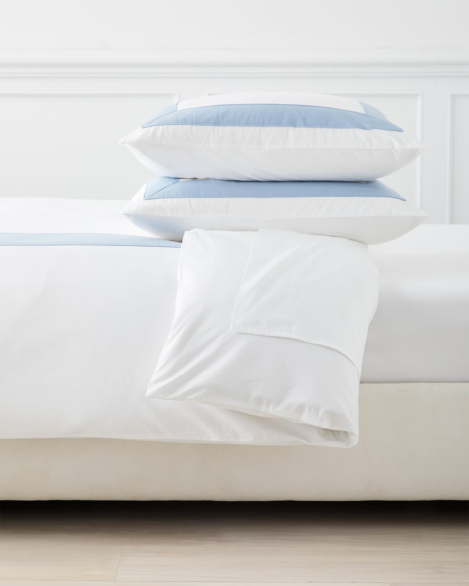 Beach Club Border Bedding Swatch | Serena and Lily