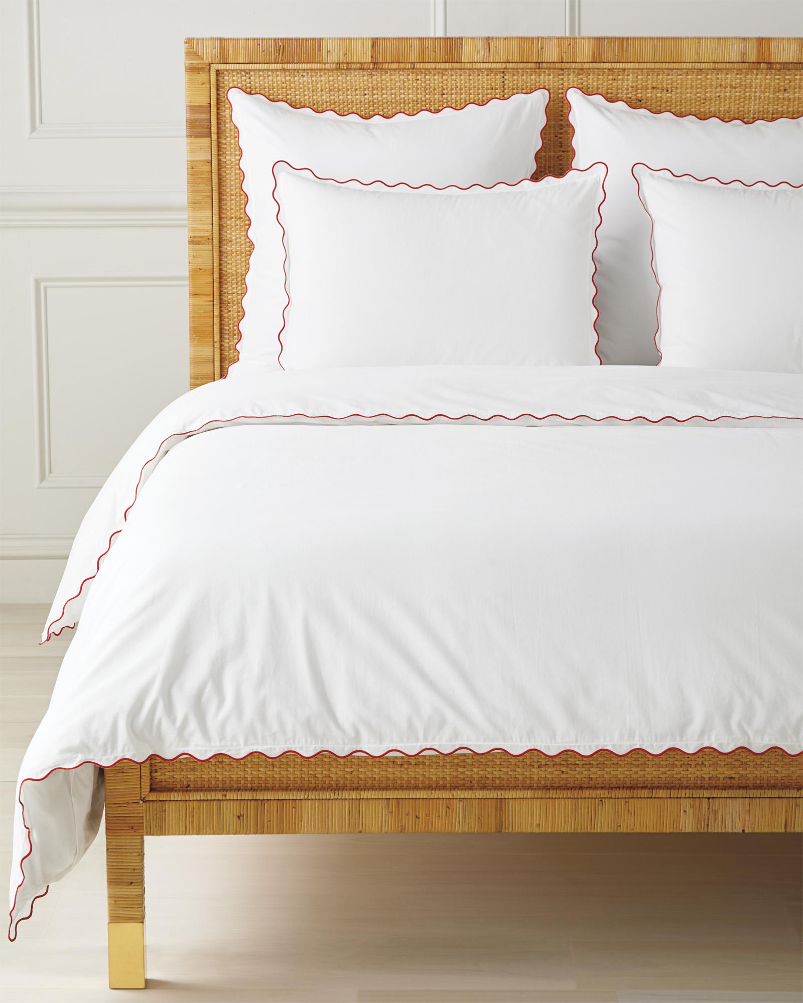 Wave Percale Bedding Bundle | Serena and Lily