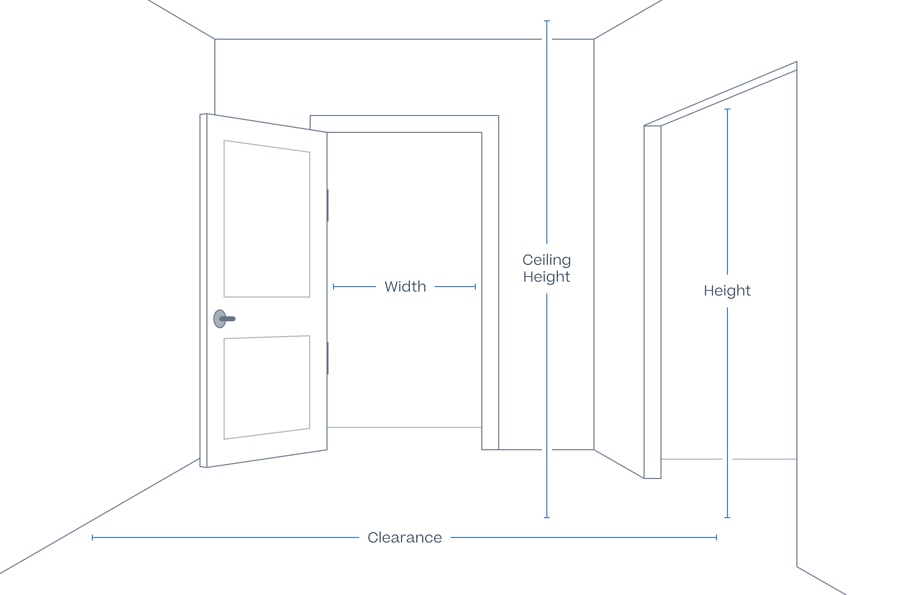 ENTRY, DOORS AND HALLWAYS