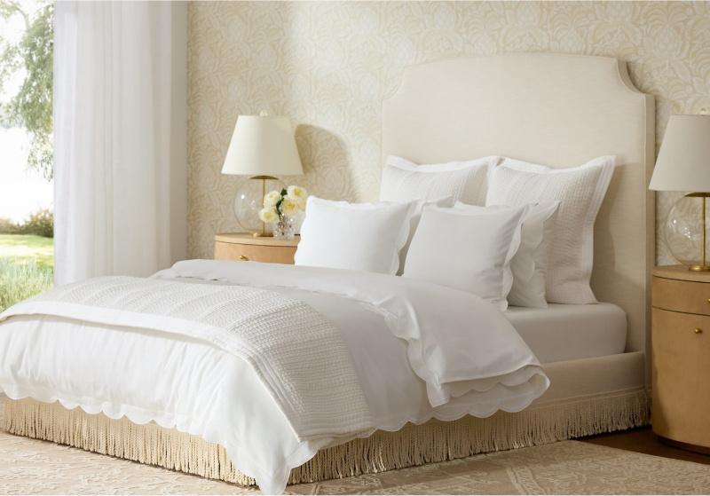 tall fillmore bed – Perennials Basketweave in Sea Salt with a Natural ...