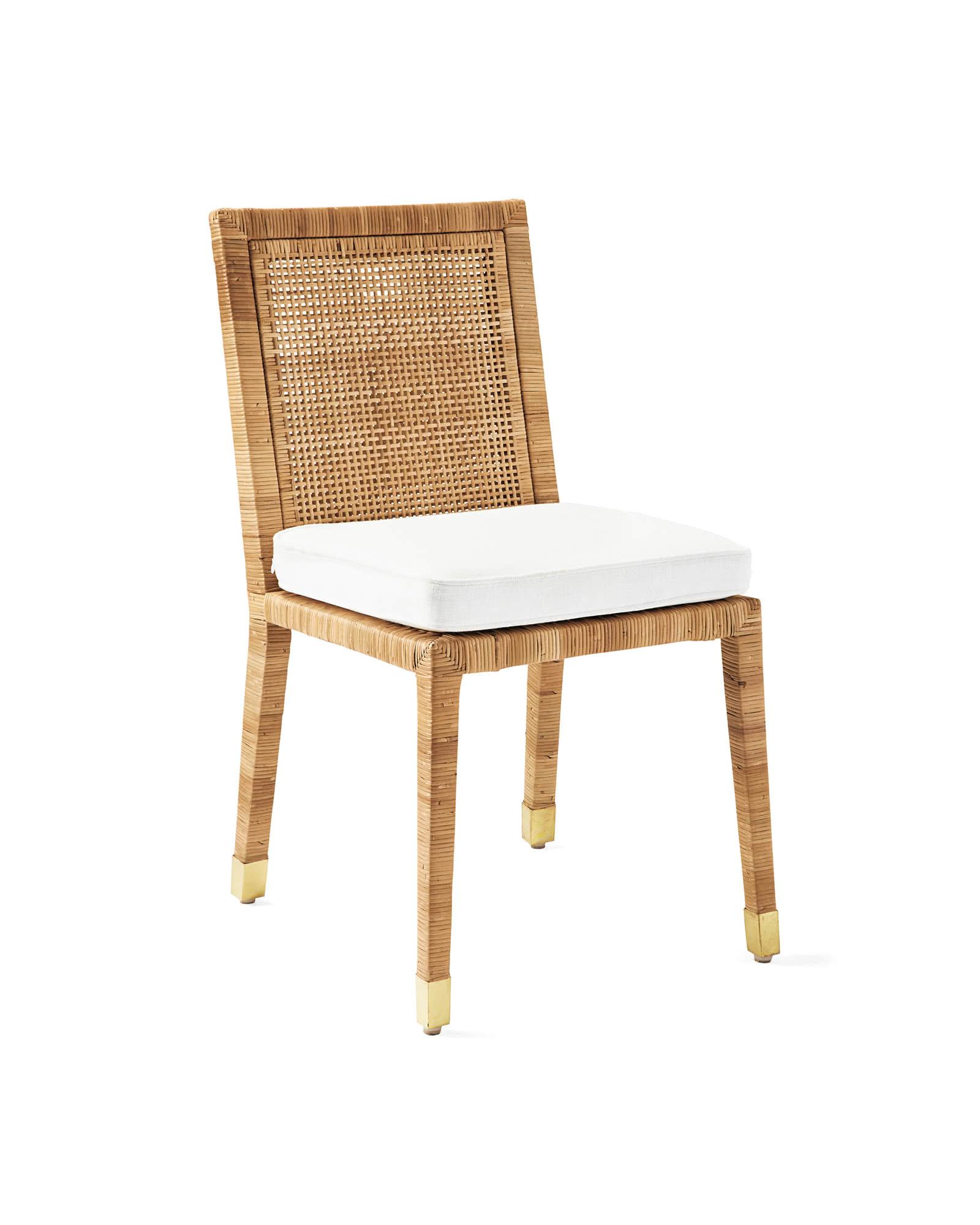 Balboa Rattan Side Chair - Natural-White-image