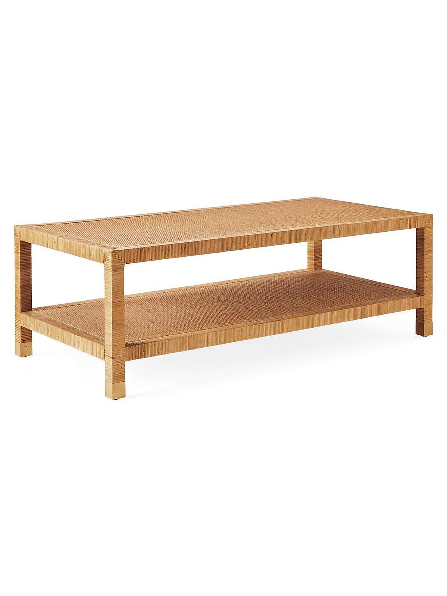 Balboa Rattan Coffee Table | Serena and Lily Balboa Rattan Coffee Table | Serena and Lily