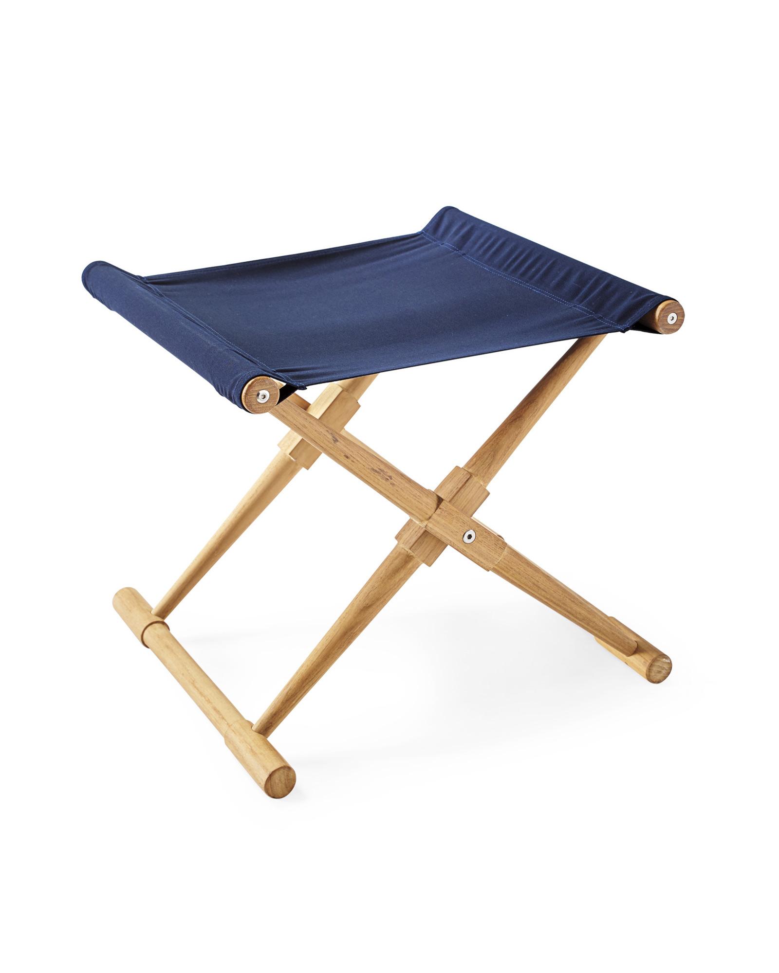 Teak Camp Stool | Serena and Lily