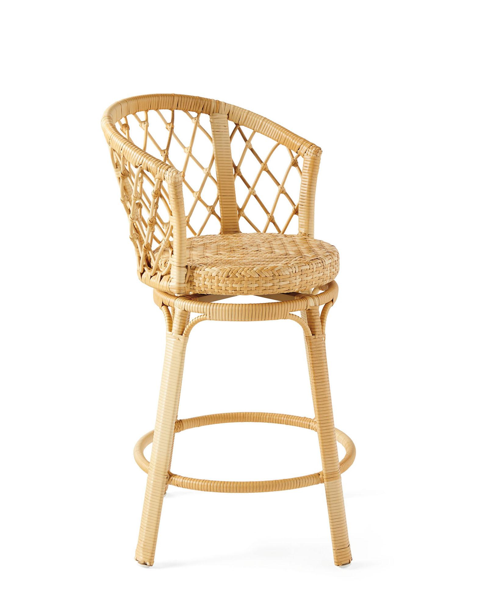 Capistrano Swivel Bar & Counter Stool | Serena and Lily