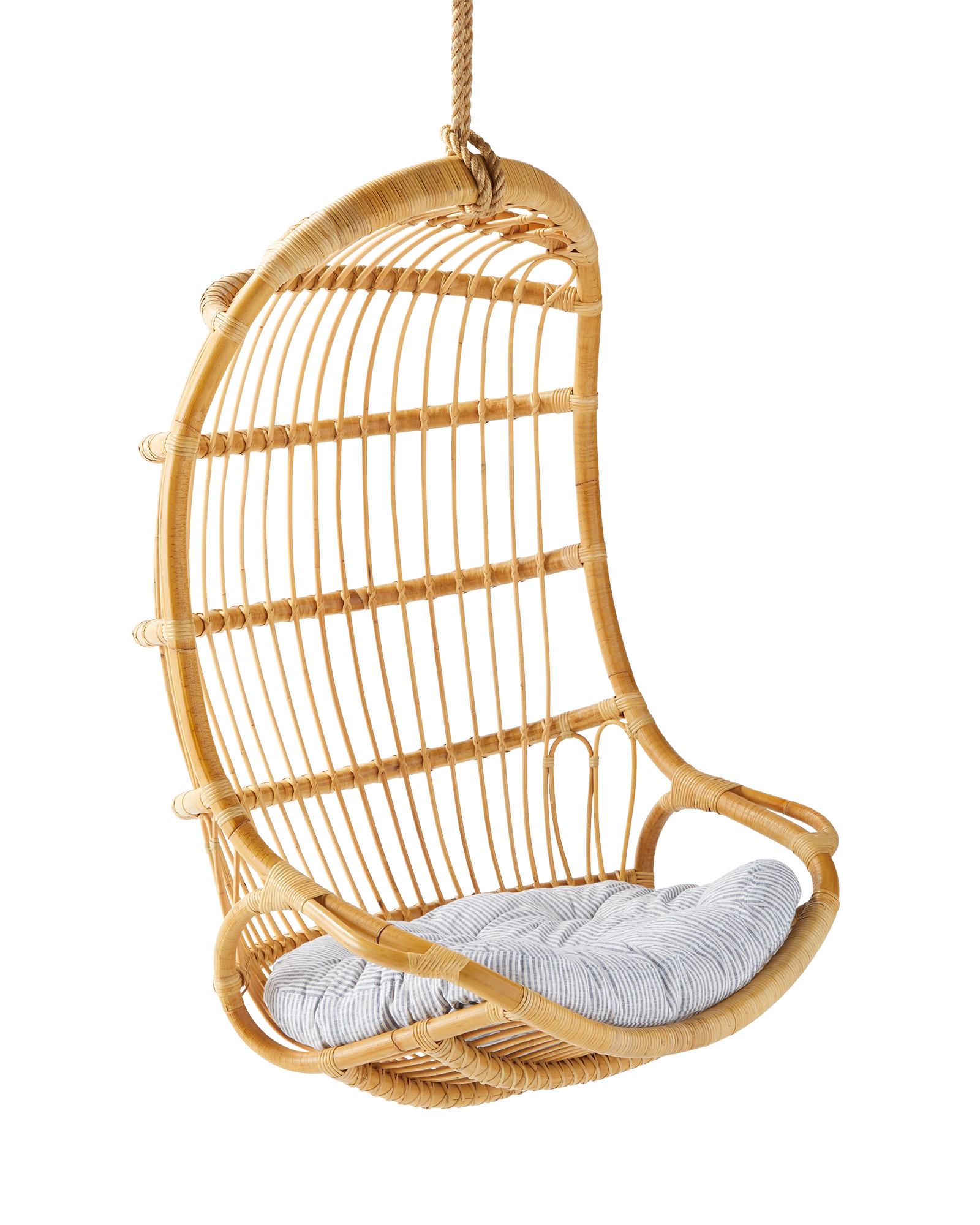 Hanging Rattan Chair Cushion | Serena and Lily