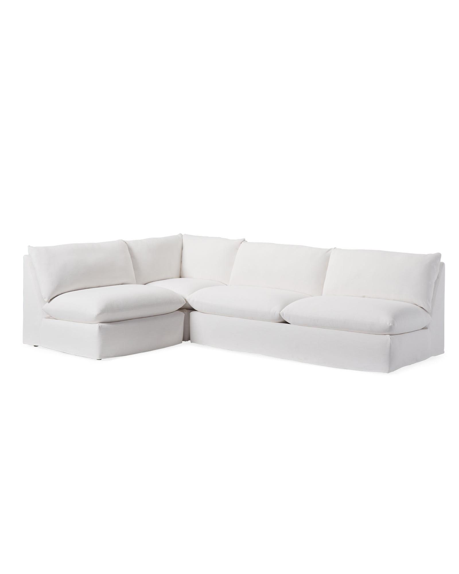 Hampton Modular L-Sectional – Slipcovered