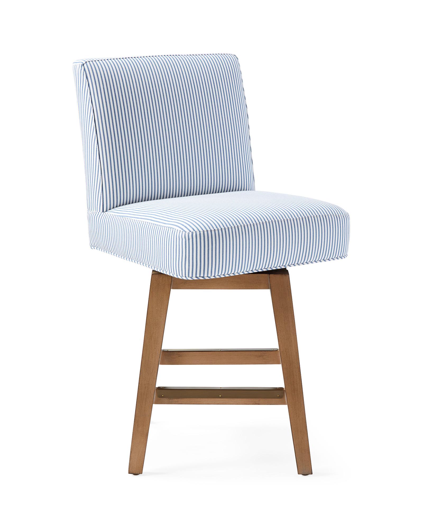 Furn_Ross_Swivel_Counter_Stool_Perennials_Pinstripe_French_Blue_Angle ...