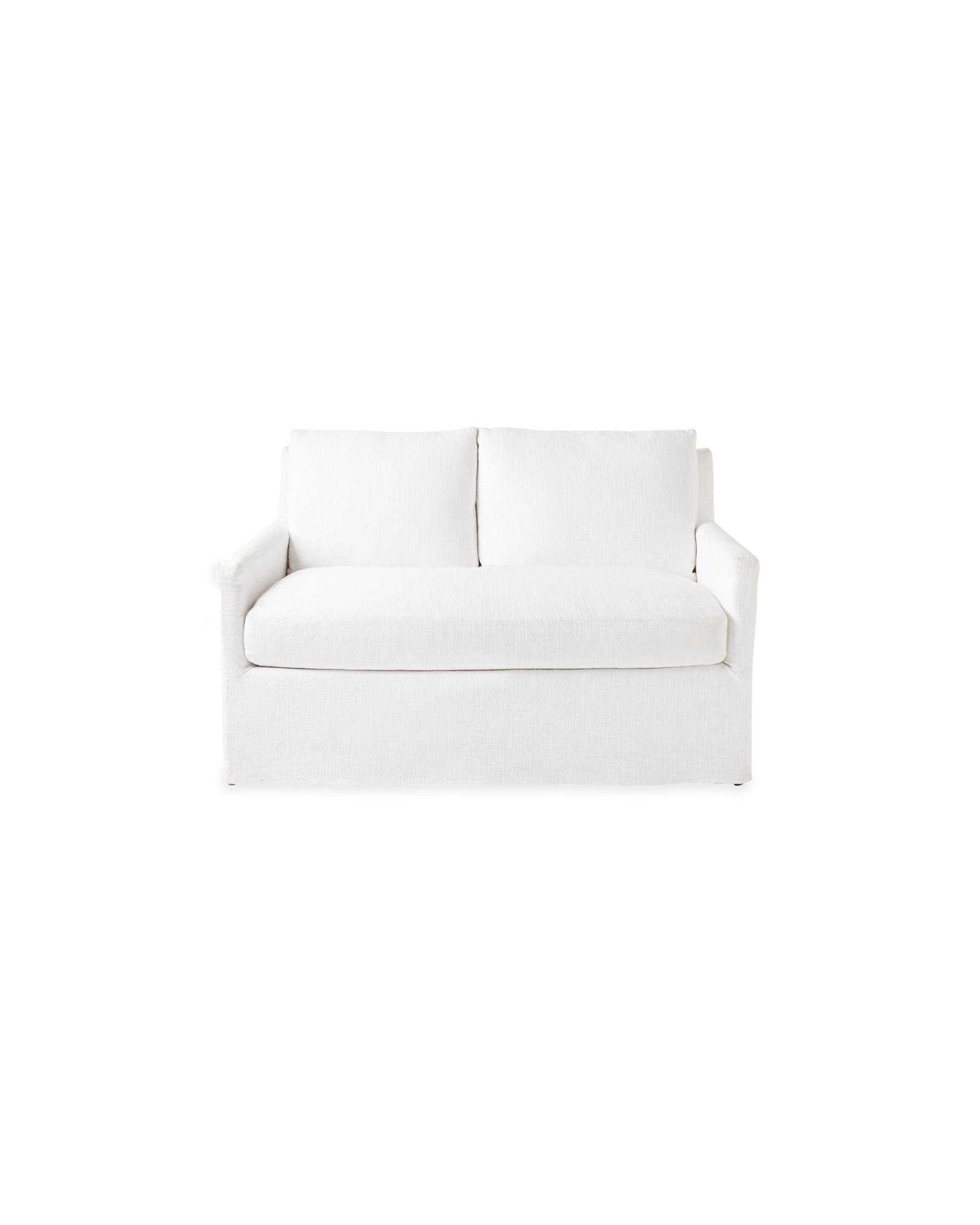 Spruce Street Track Arm Loveseat – Slipcovered