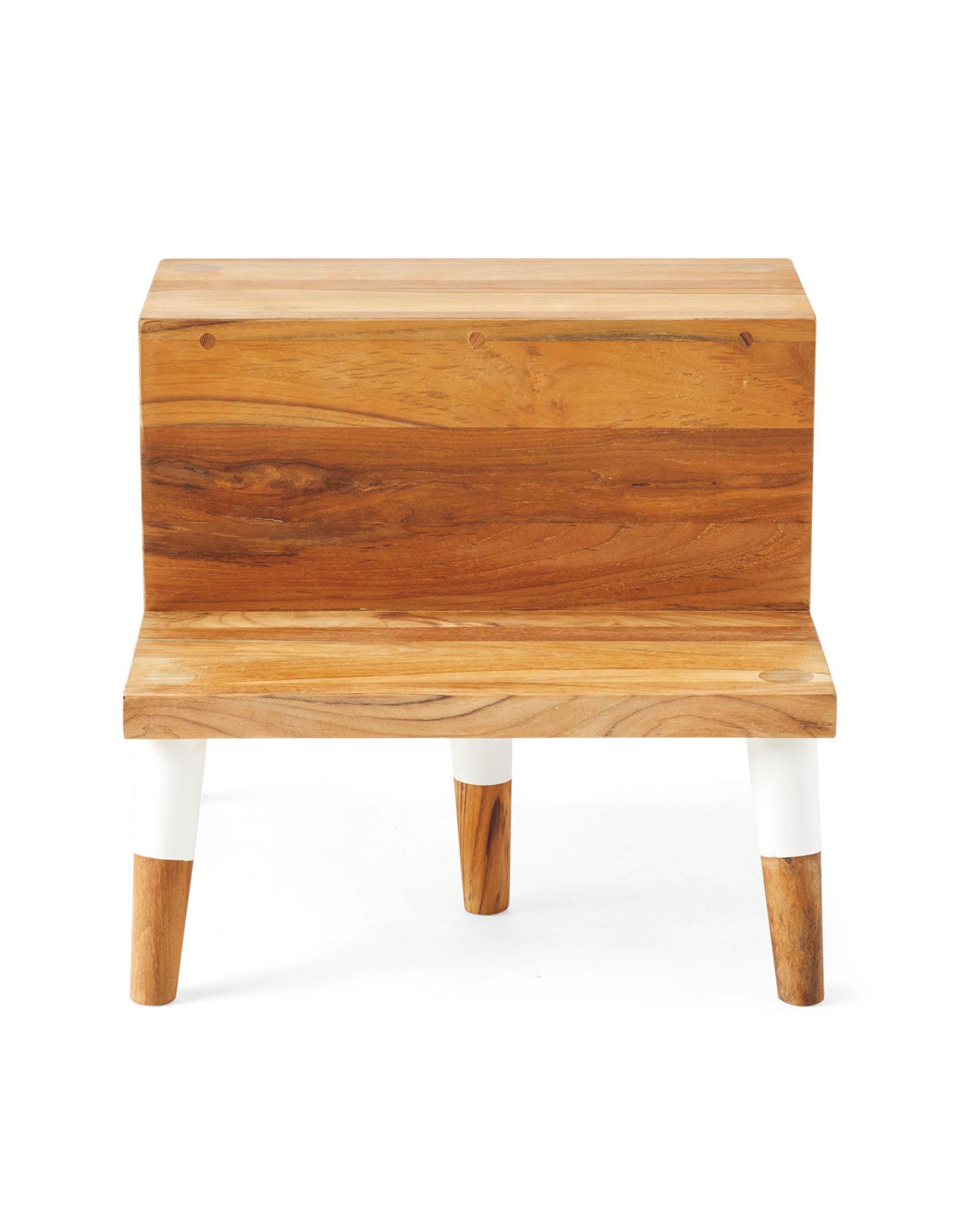 Teak Step Stool | Serena and Lily