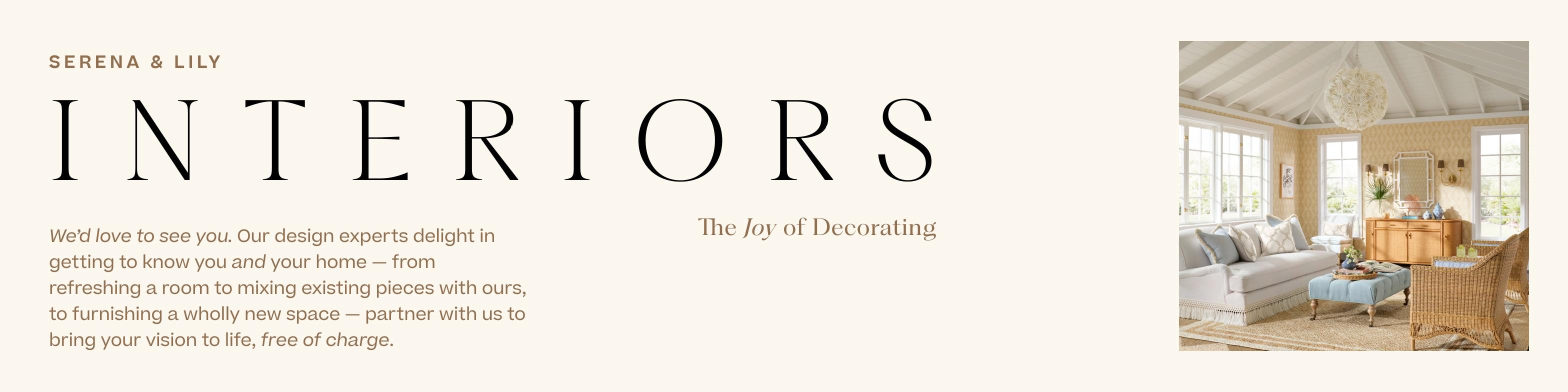 S&L interiors banner