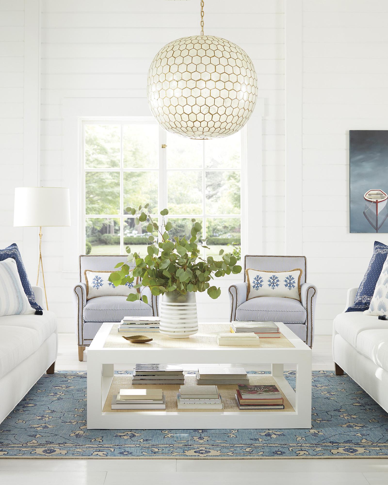 Striped Glass Vase | Serena and Lily