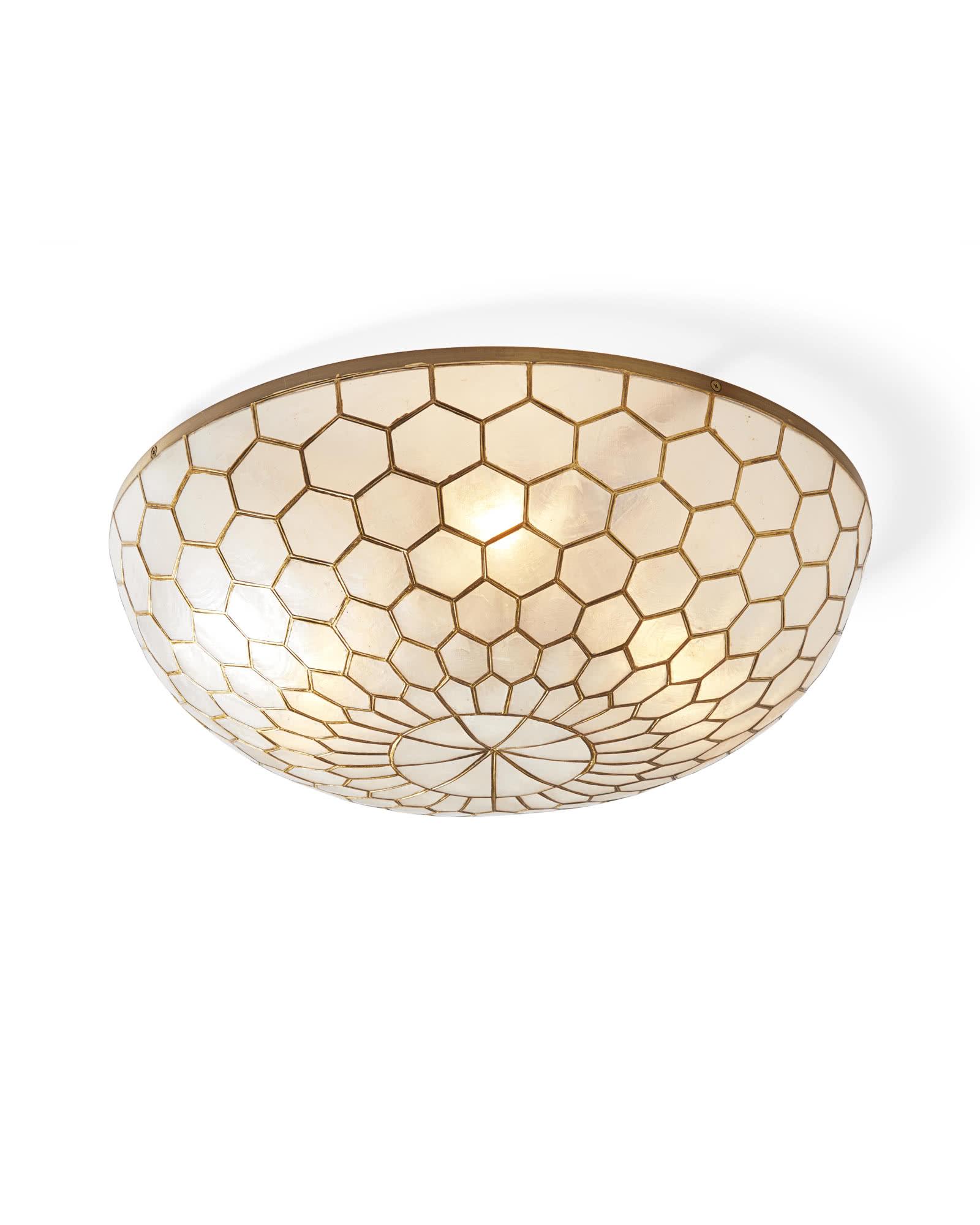 Capiz Flushmount | Serena and Lily