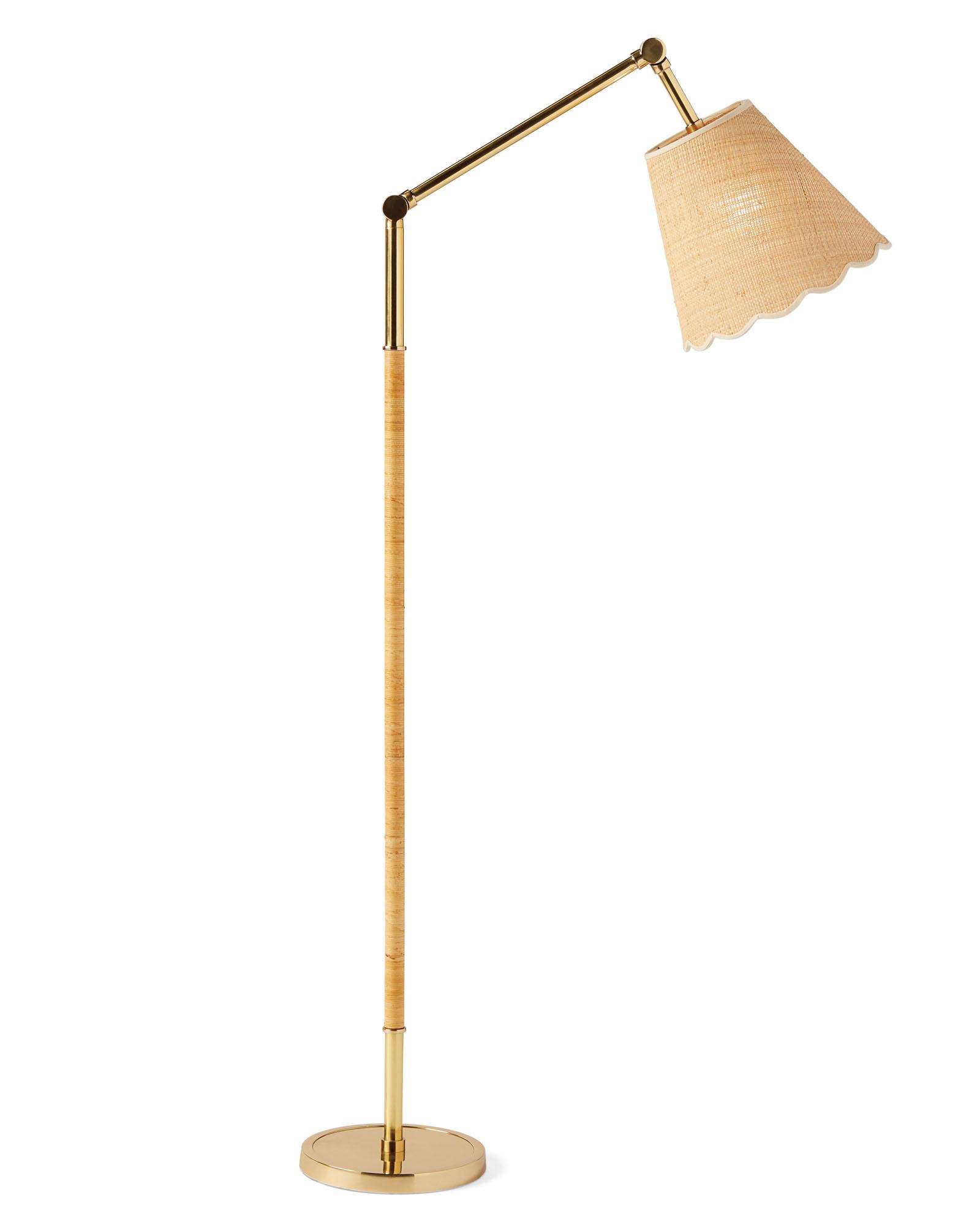 Larkspur Floor Lamp-Brass-image