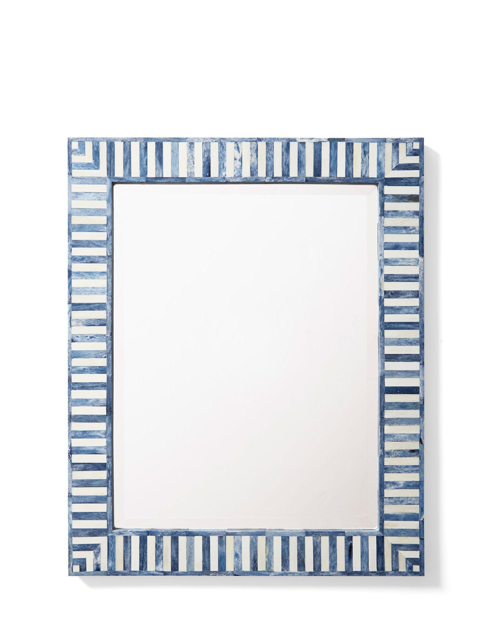 Bar Harbor Bone Inlay Mirror