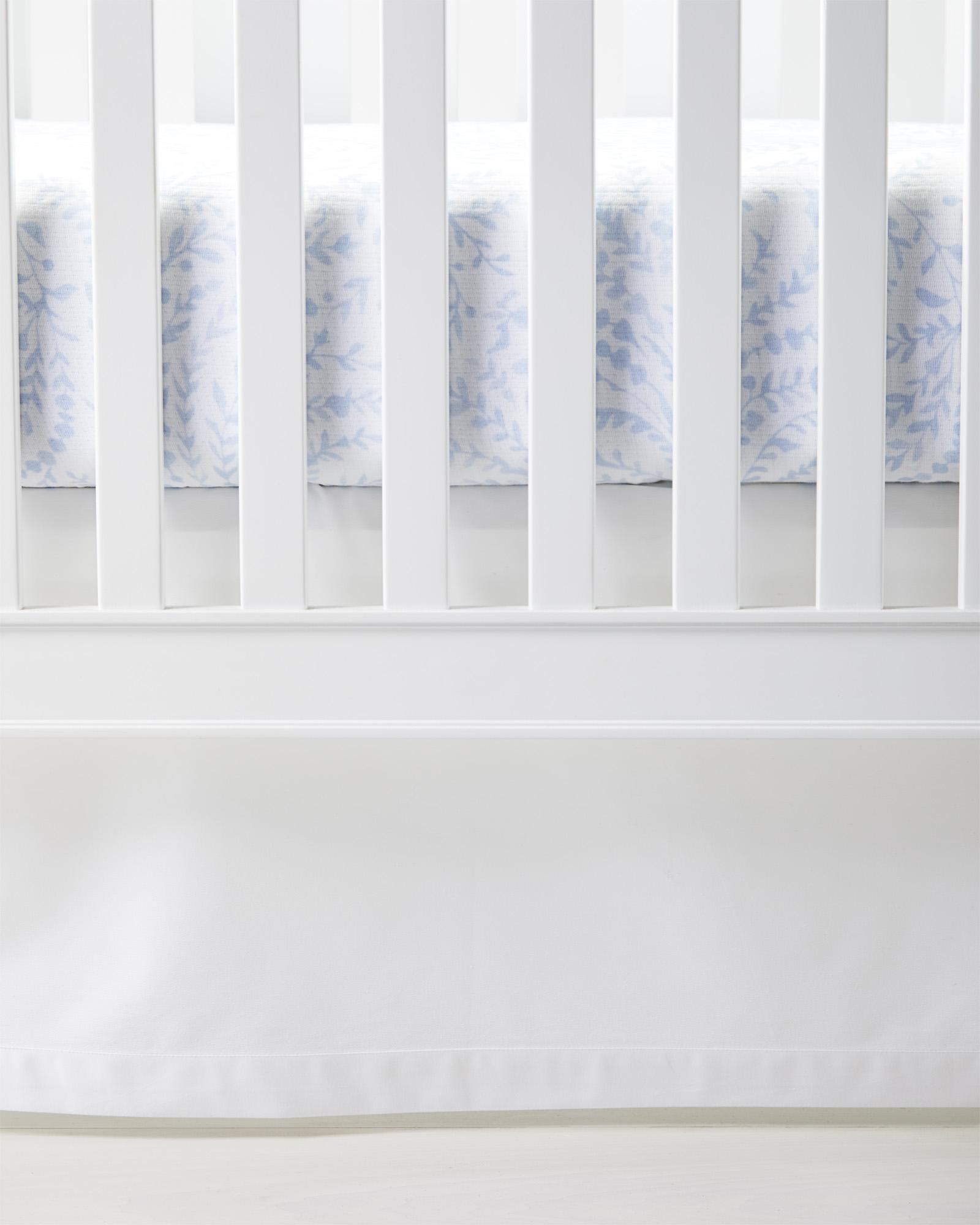 Border Frame Crib Skirt | Serena and Lily