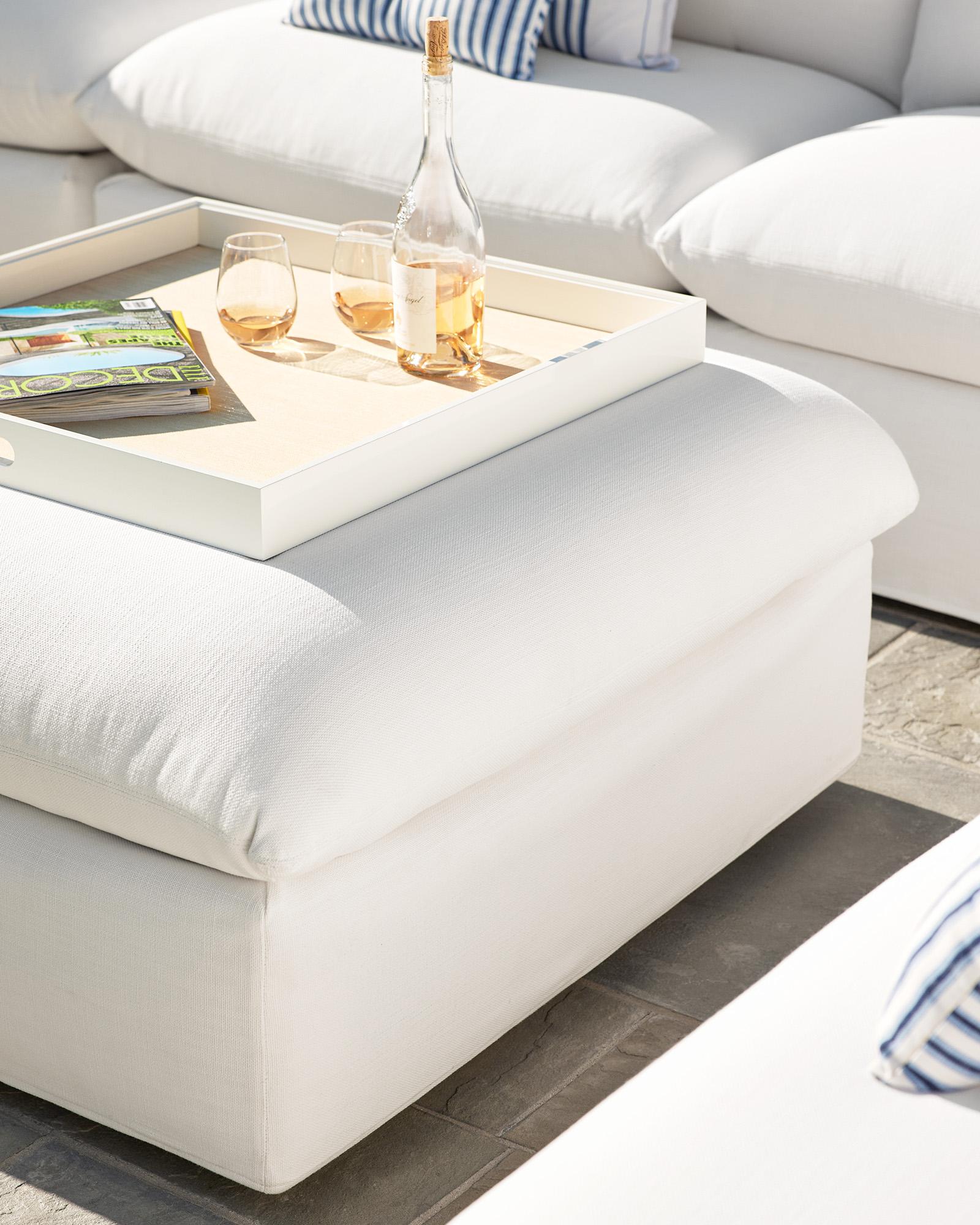 Hampton Modular Ottoman | Serena and Lily