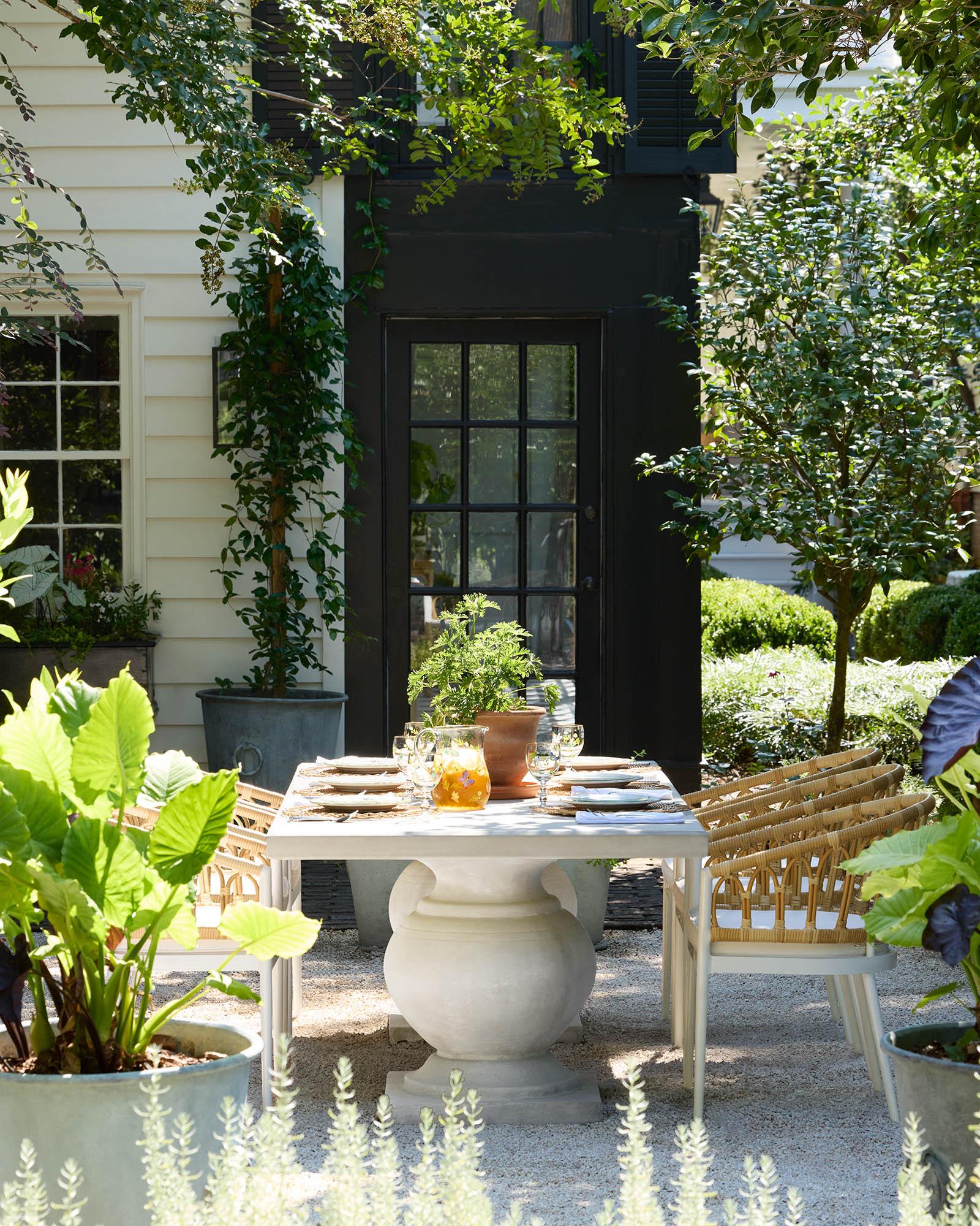 Terrace Dining Table with Sausalito Dining Chairs Set