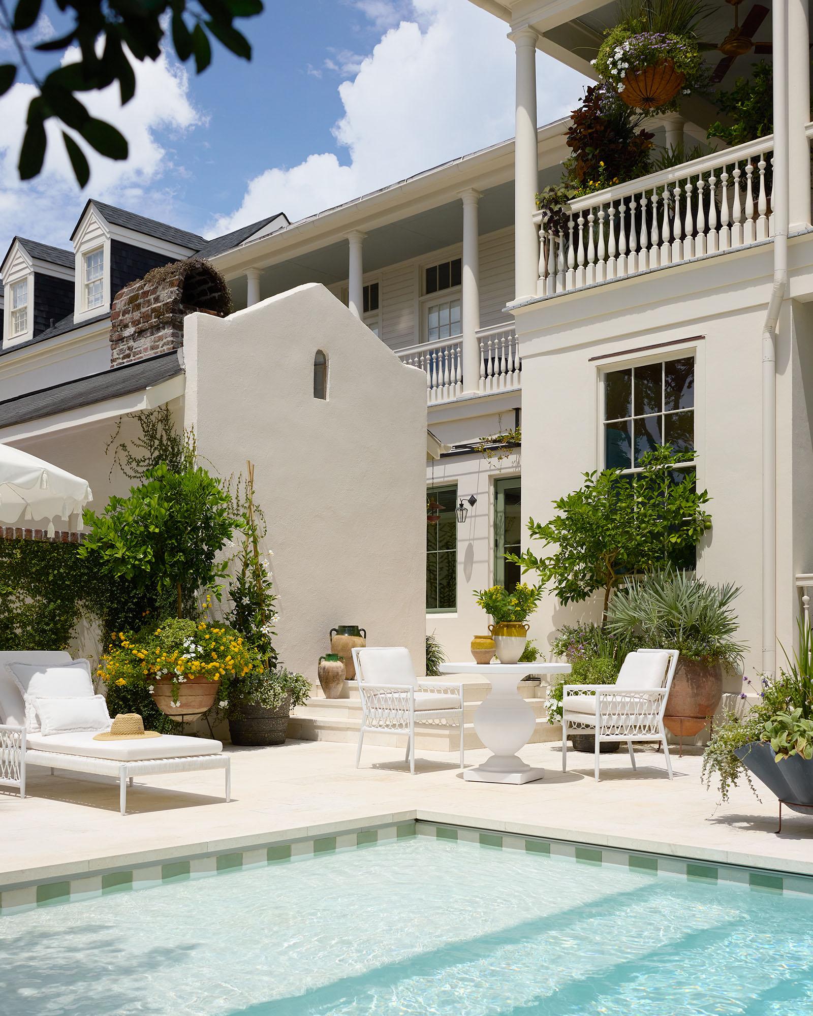 Outdoor-Dining-White-Round-Bistro-Table-Terrace-Salt-Creek-Chairs ...