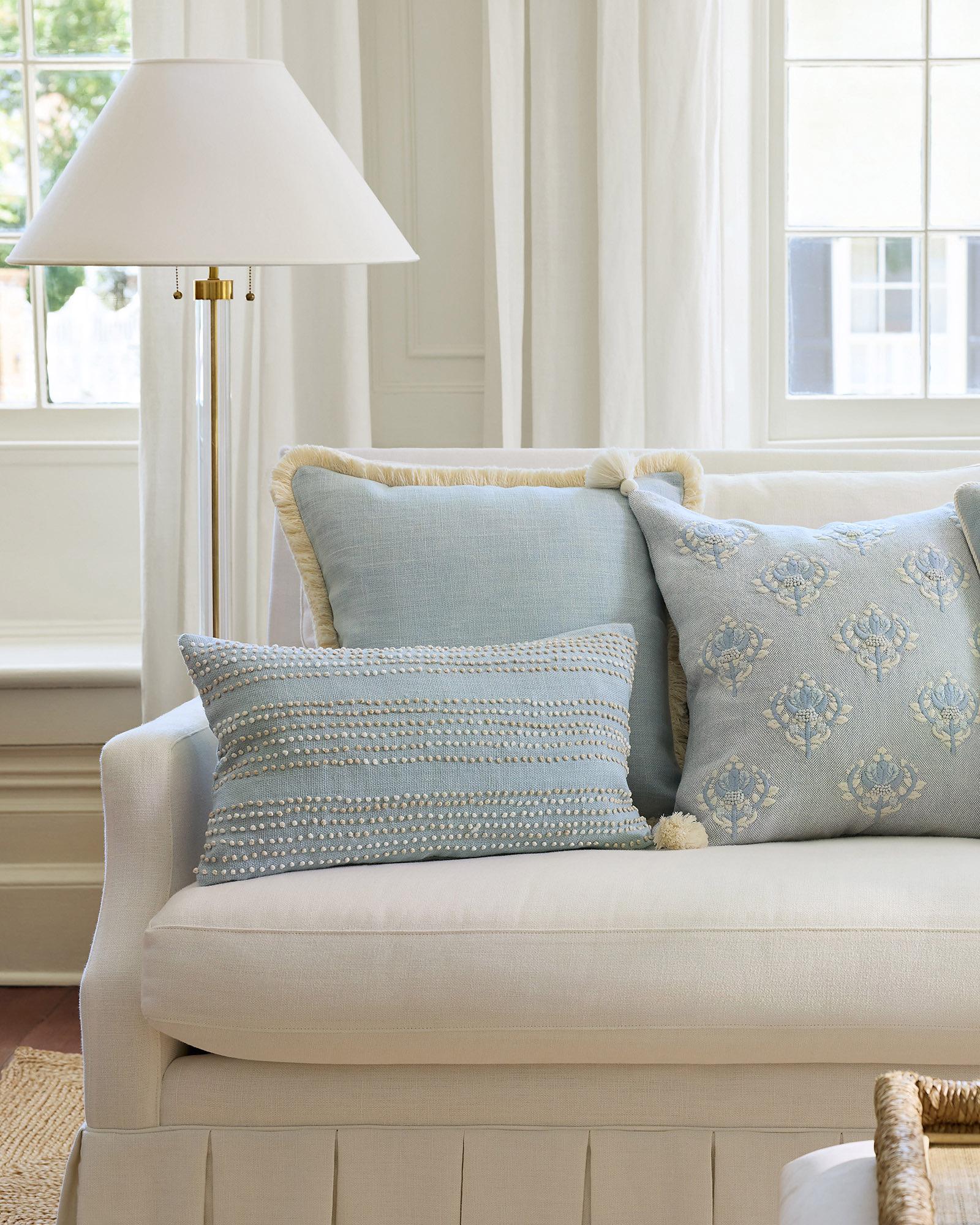 Pillow Covers Coastal Blue Bowden Kemp Pryce Riva Brand X1194cv1