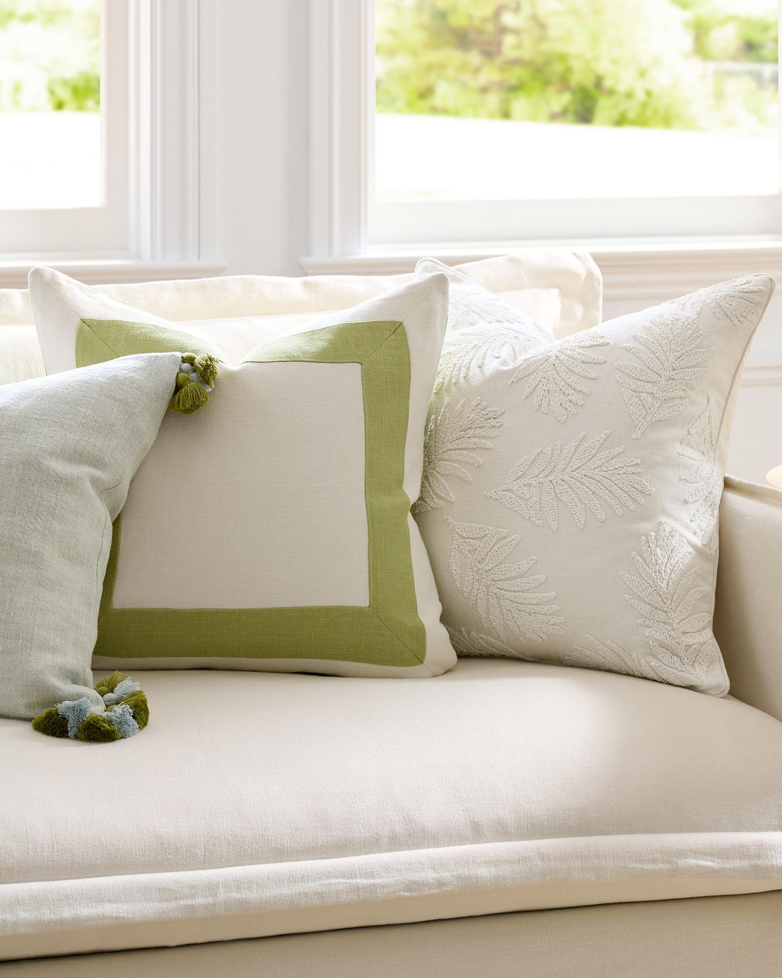 Pillow-Covers-Sky-Blue-Green-Cayucos-Border-Frame-White-Palmera-brand ...