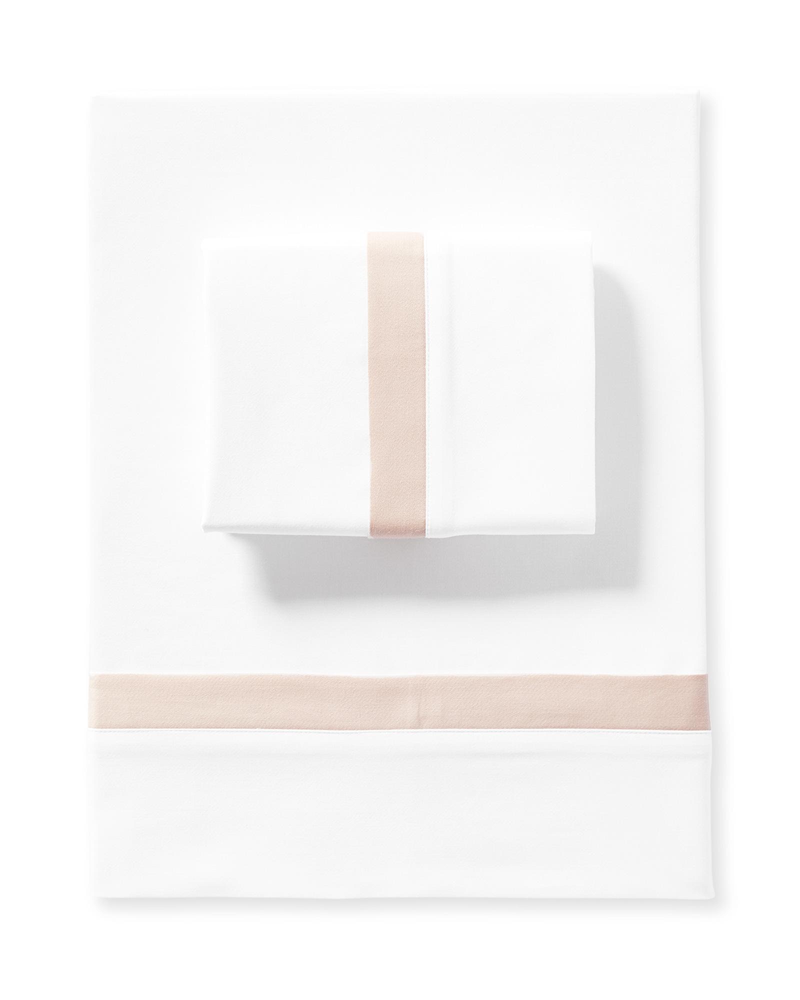 Border Frame Sateen Sheet Set | Serena and Lily