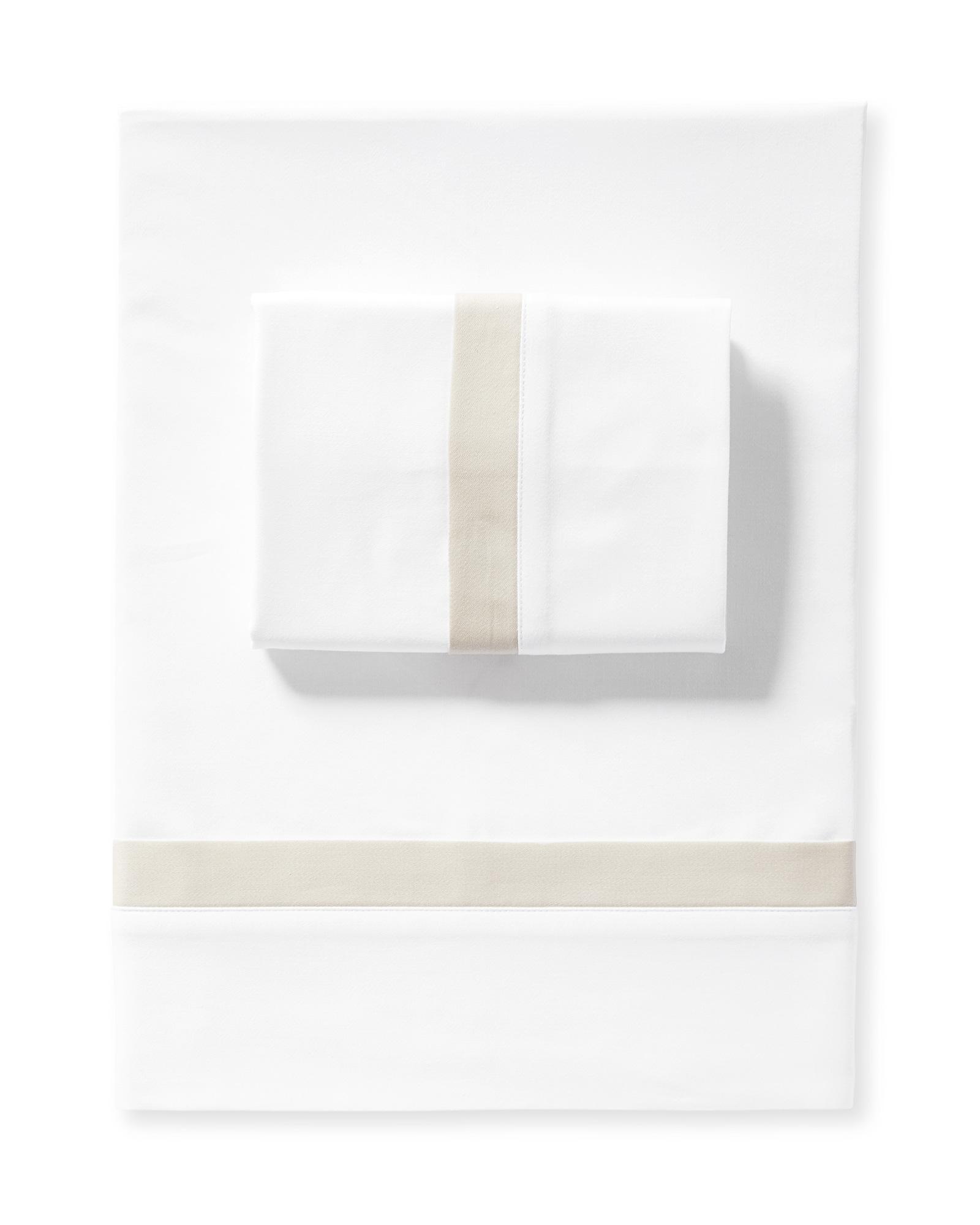 Border Frame Sateen Sheet Set | Serena and Lily