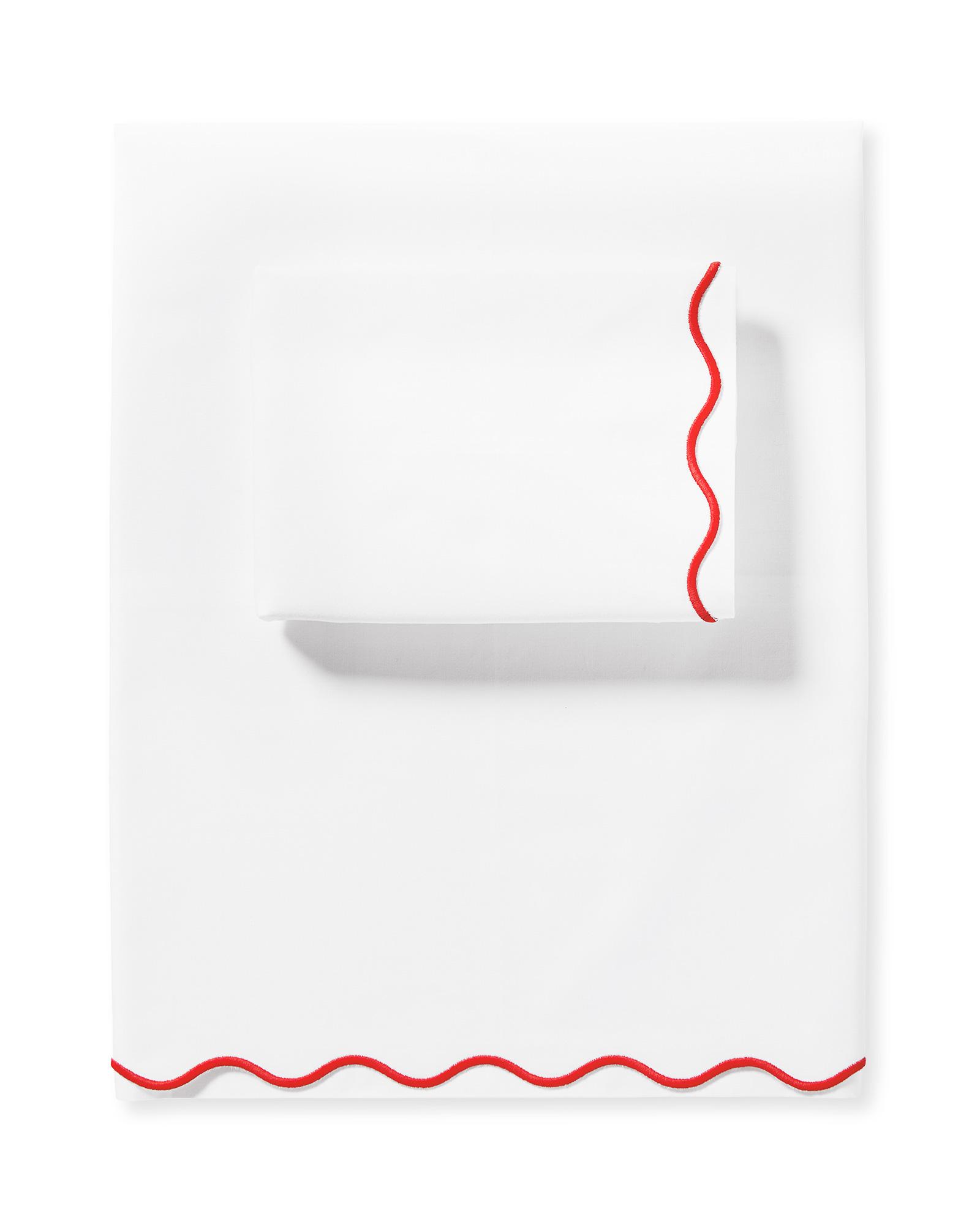 Wave Percale Sheet Set