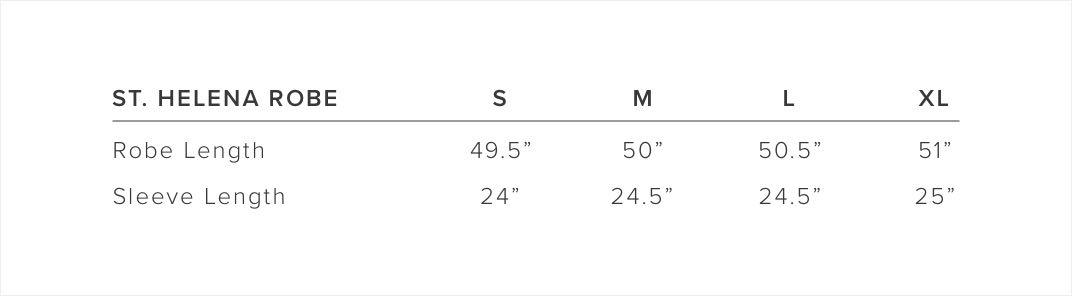 StHelenaRobe_sizechart