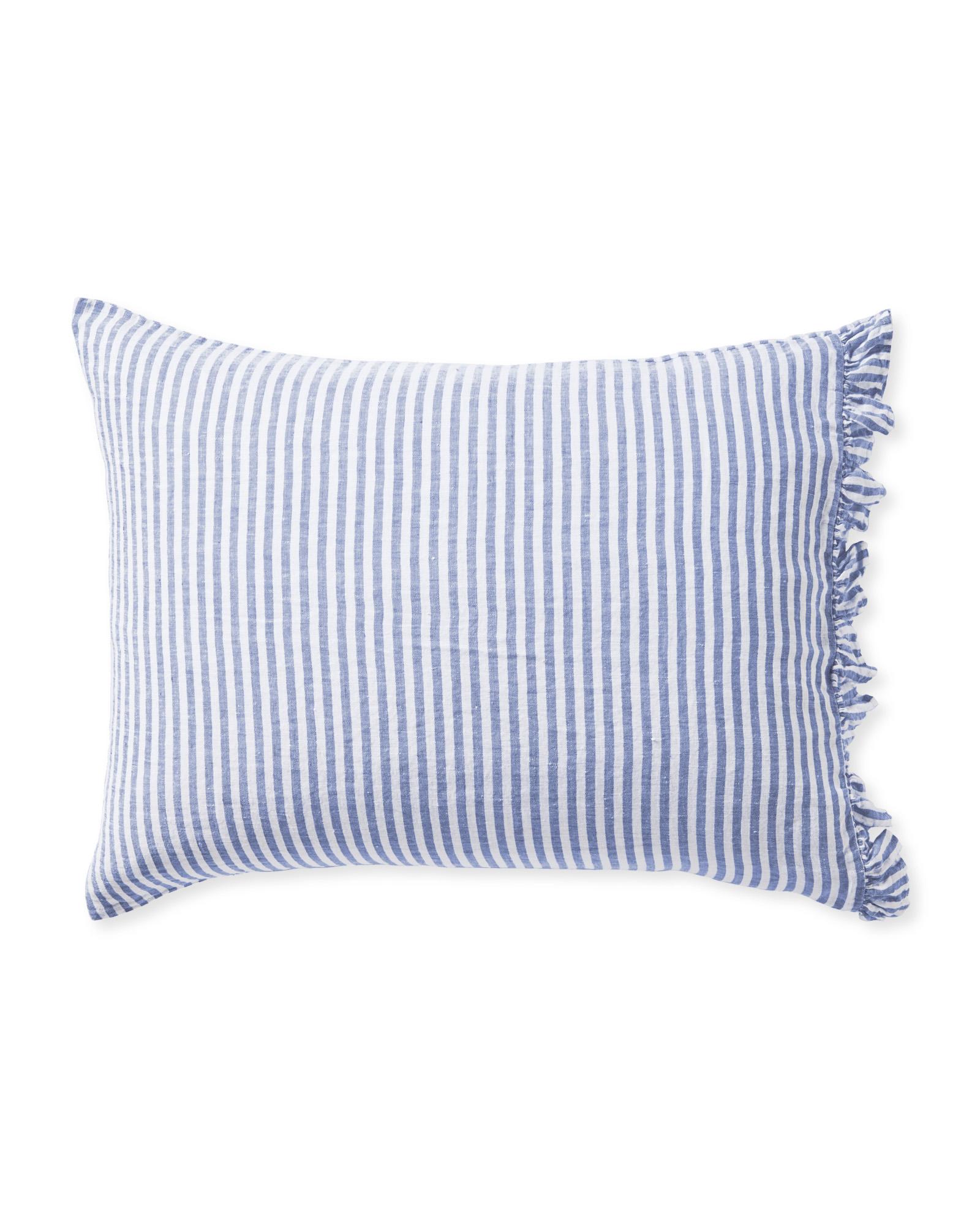 Nantucket Stripe Linen Pillowcases (Set of 2) | Serena and Lily