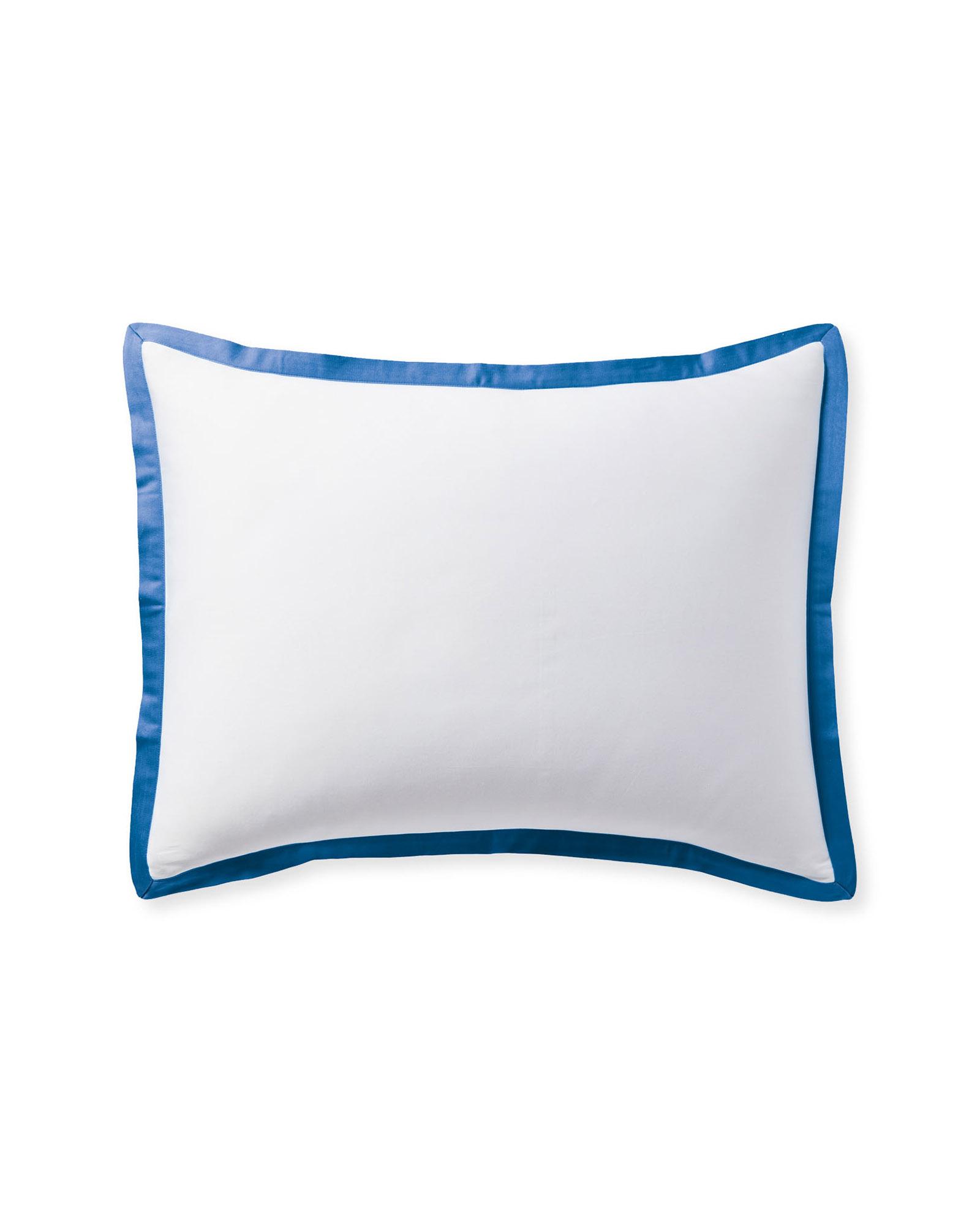 Border Frame Sateen Sham | Serena and Lily