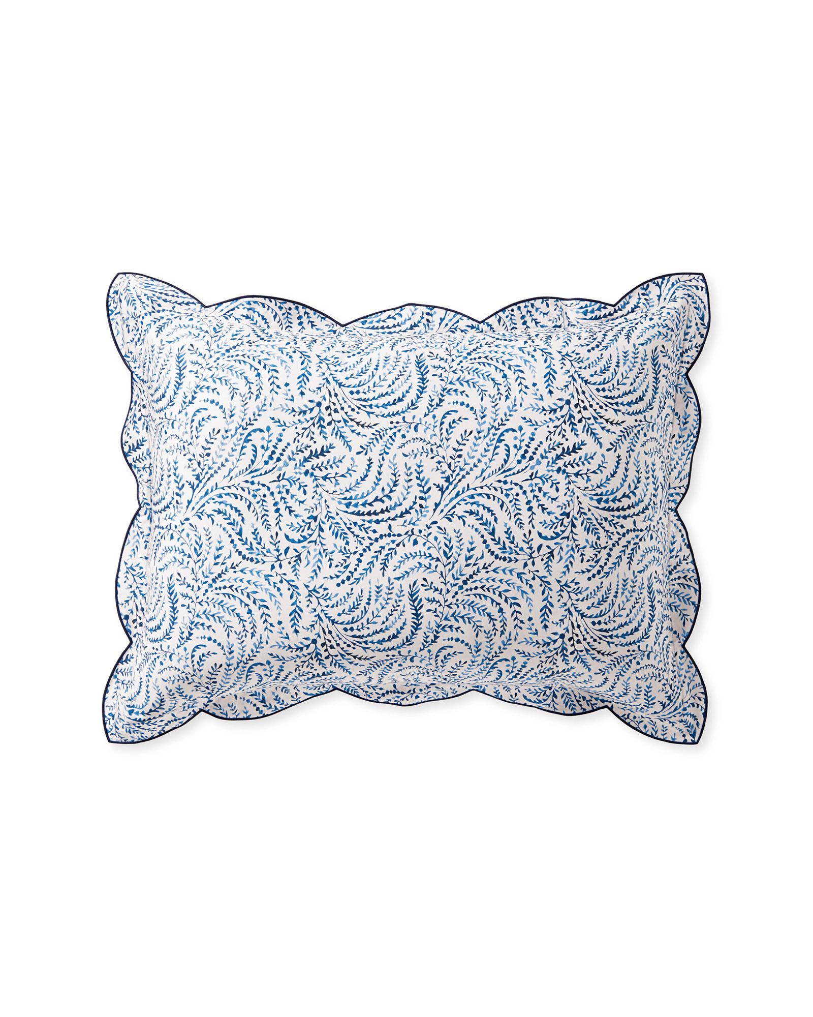 Priano Sateen Sham in Navy