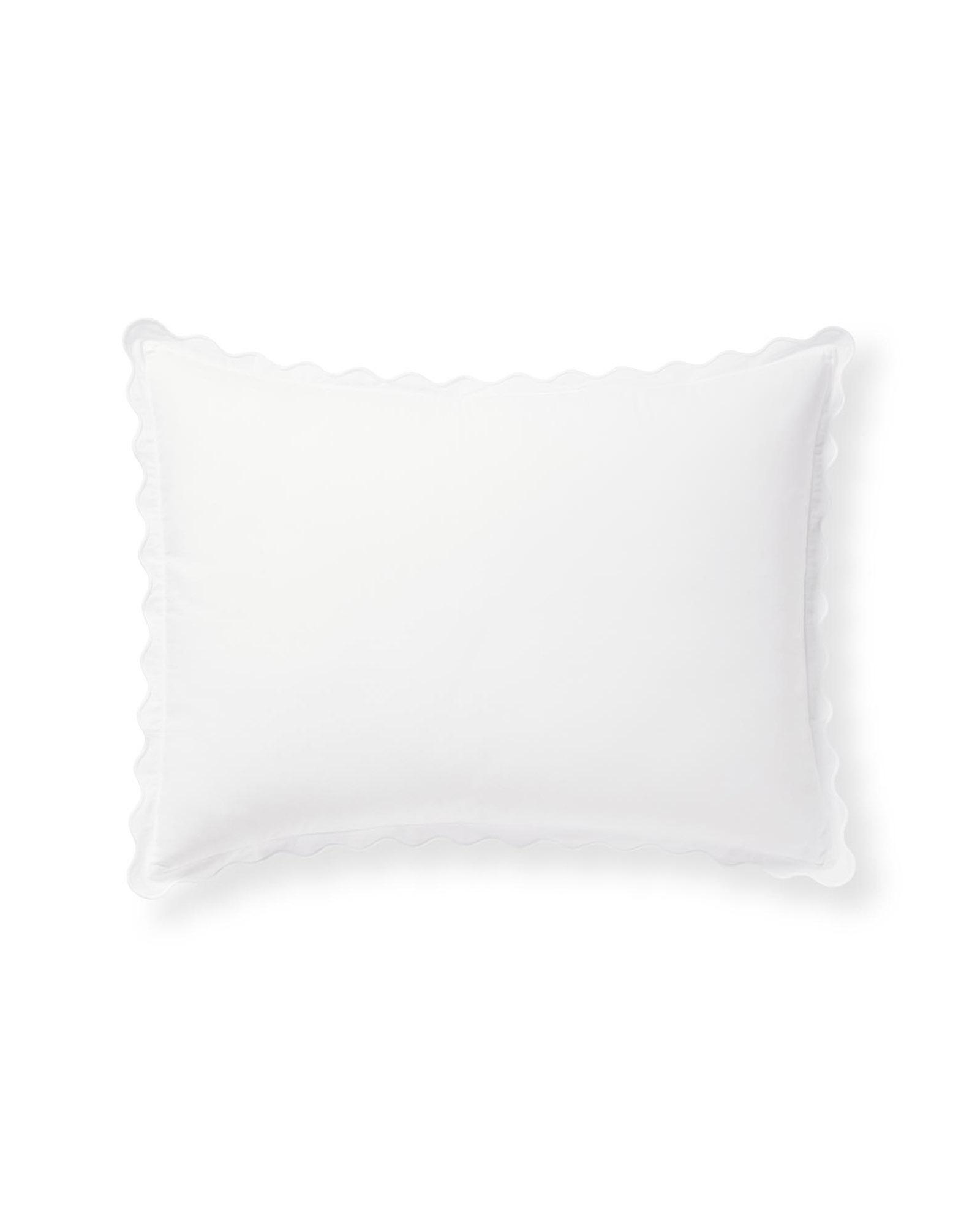Wave Percale Sham | Serena and Lily