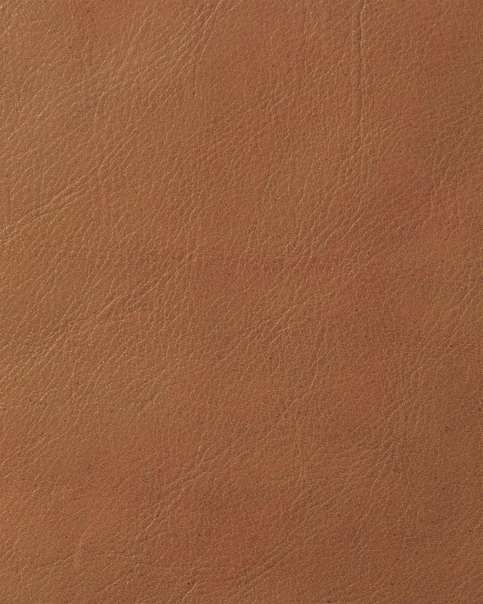 Luxe Leather Fabric Swatch - Saddle