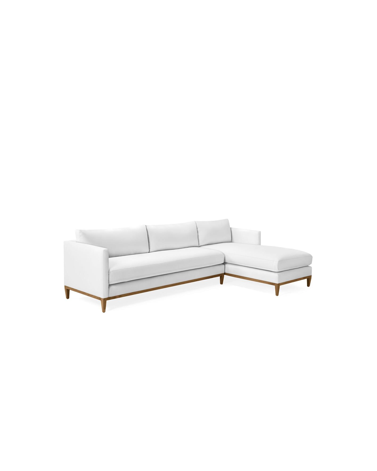 Barton Track Arm Chaise Sectional - Right-Facing
