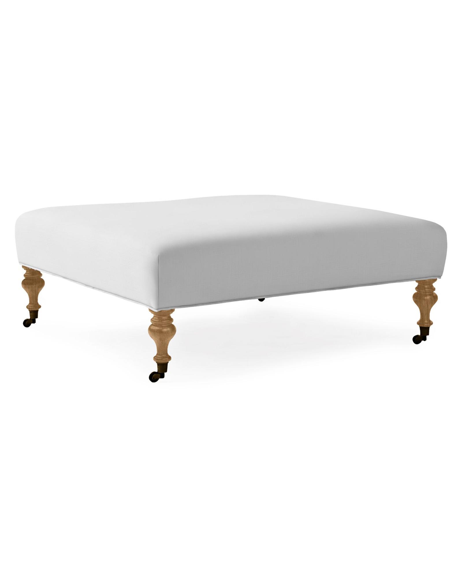 Chelsea Ottoman - Turned Leg