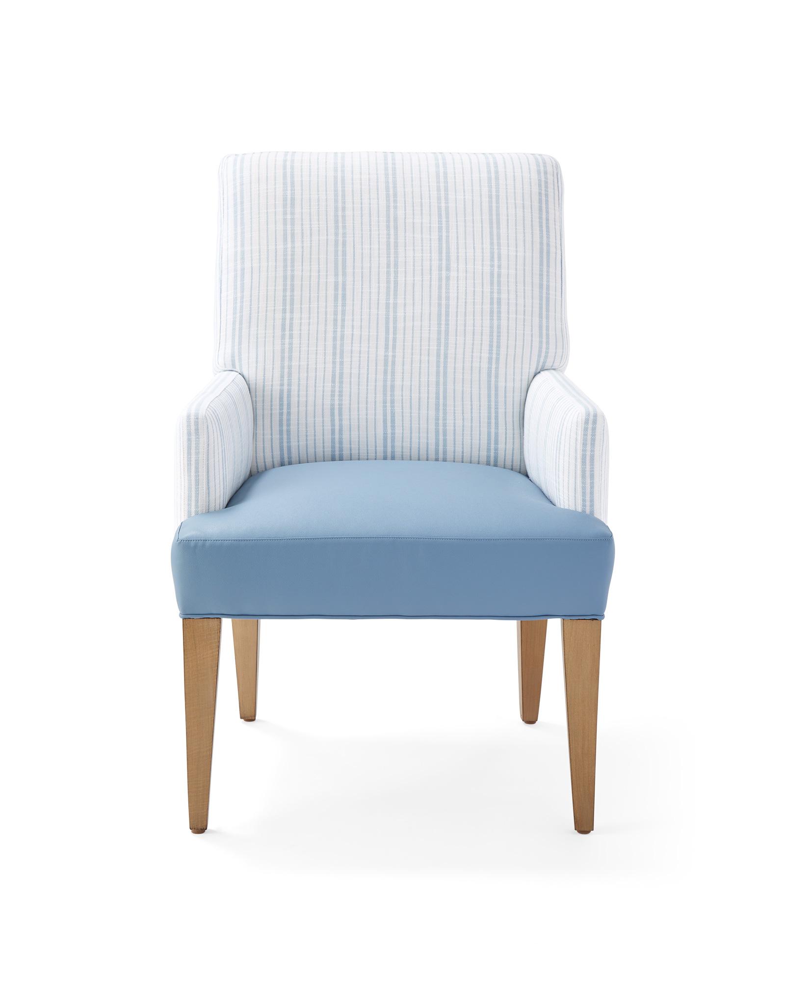 mRDAC-Dining-Chair-Ross-Armchair-Driftwood-Mariner-Stripe-Coastal-Blue ...