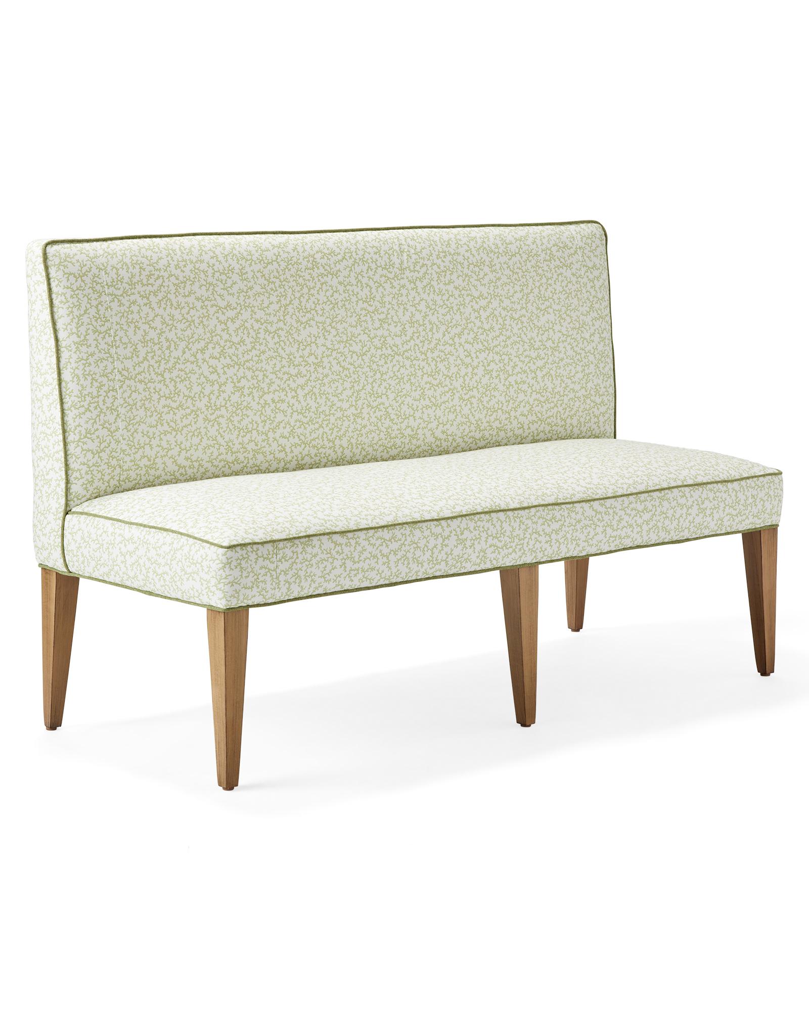 Ross Dining Bench - Performance Kimbe Pear with Perpetua Performance ...