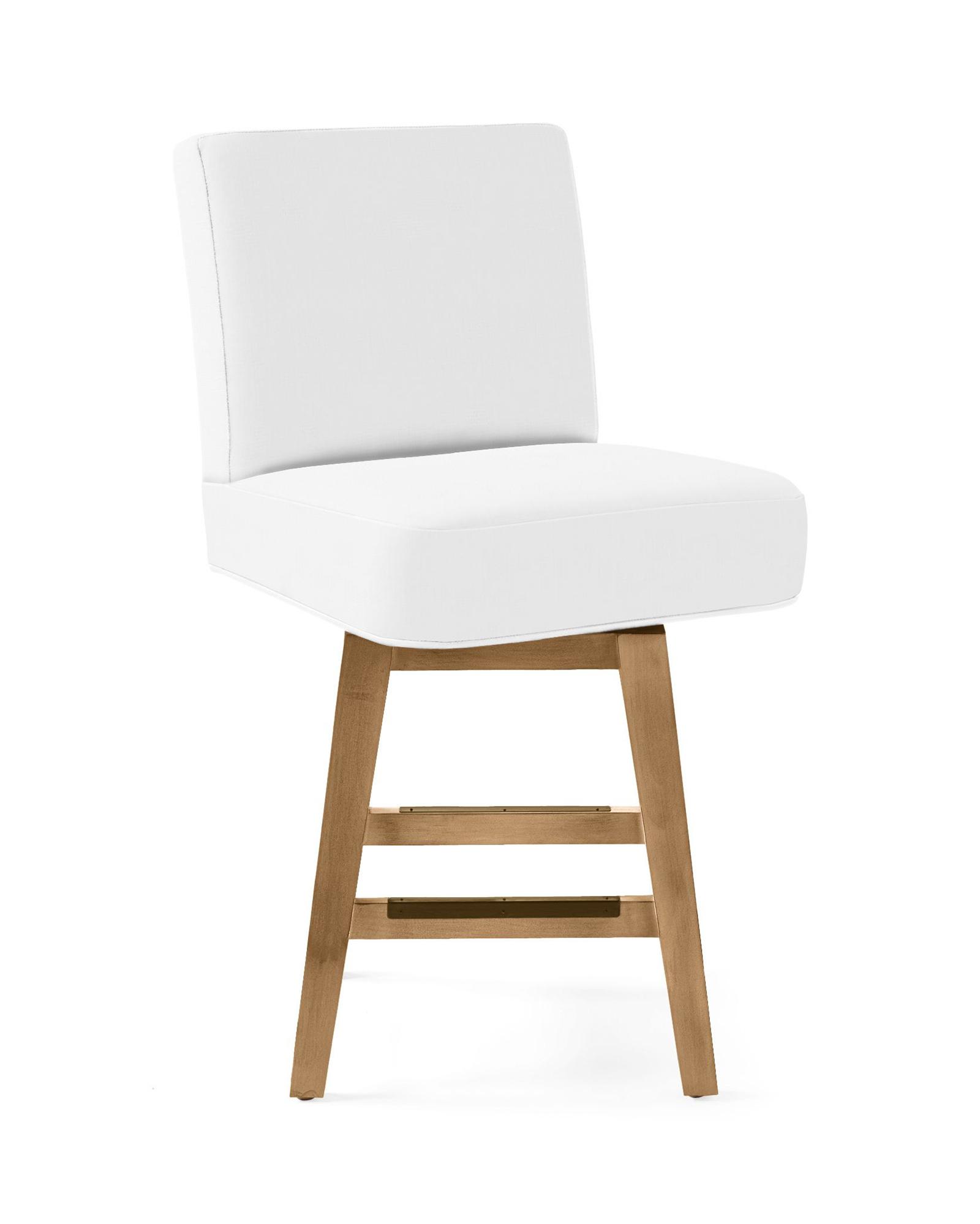 Ross Swivel Counter Stool-White-image