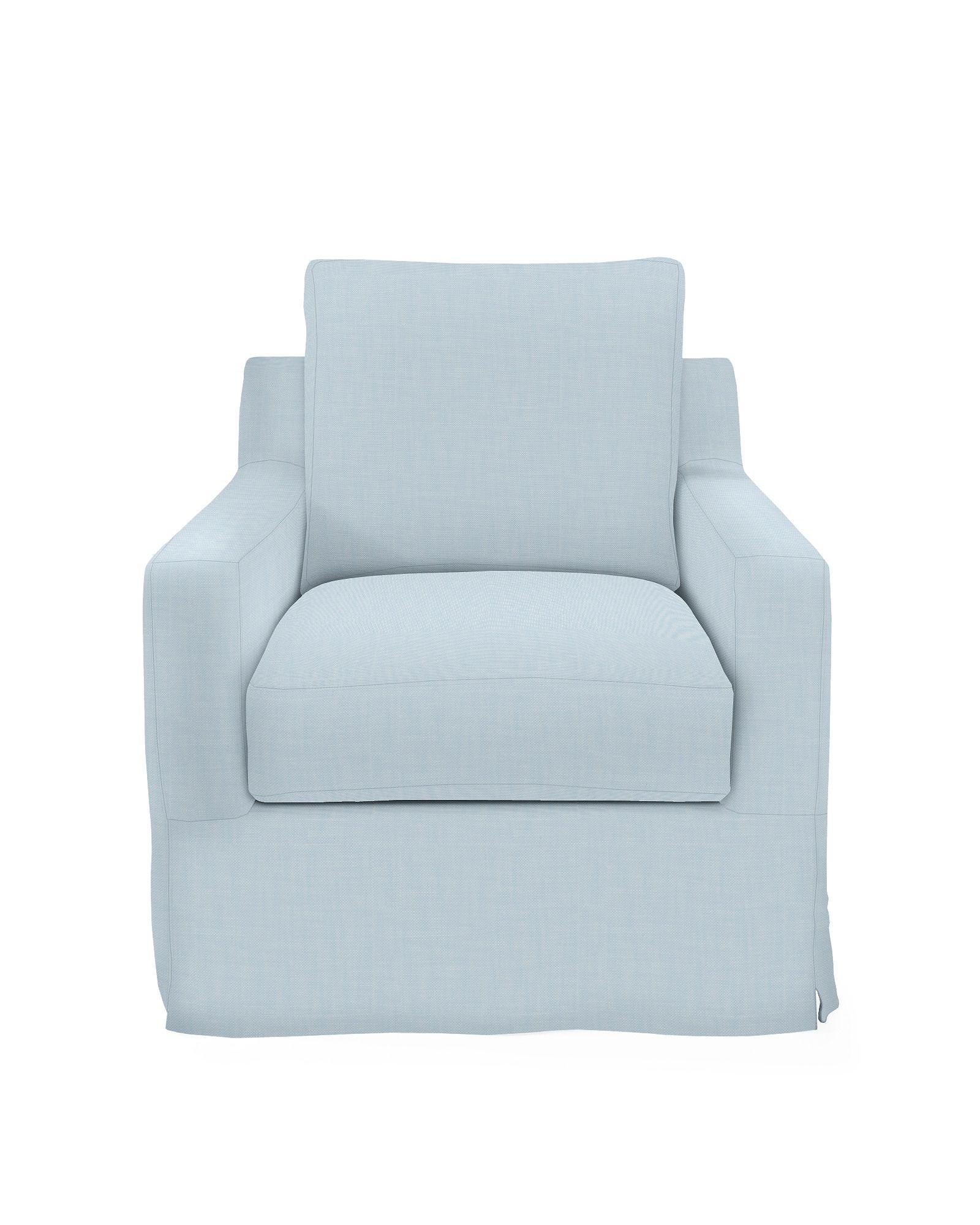 Summit Swivel Chair Slipcovered