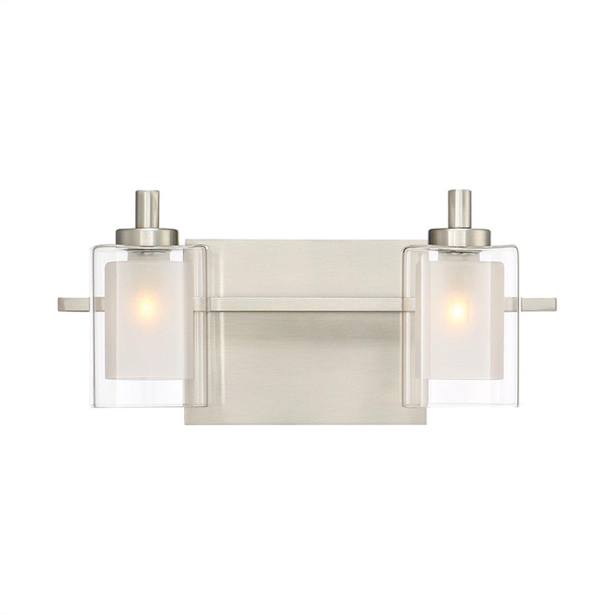 Modern Layered Geometric Vanity Light - 2 Light | Shades of Light
